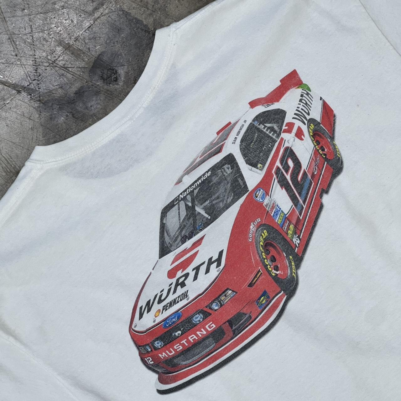 Vintage Wurth Penske Racing Sam Hornish Jr. Tee Sz.... - Depop