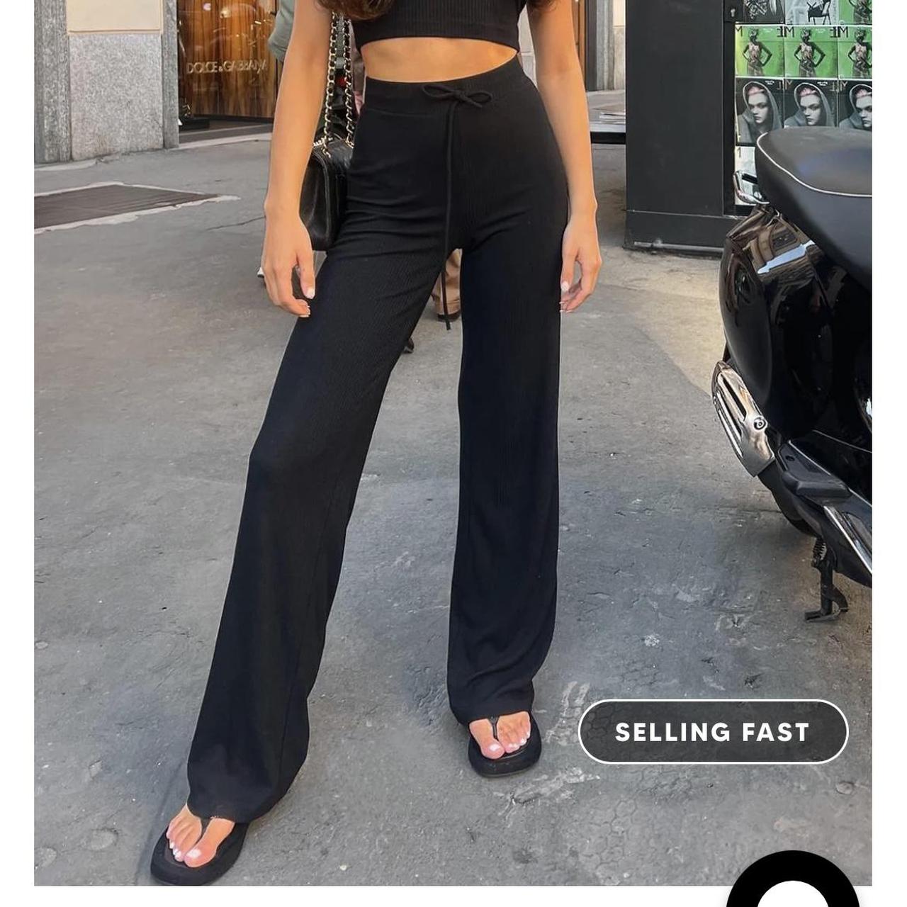 White Fox flare pants size xs, worn twice only.... - Depop