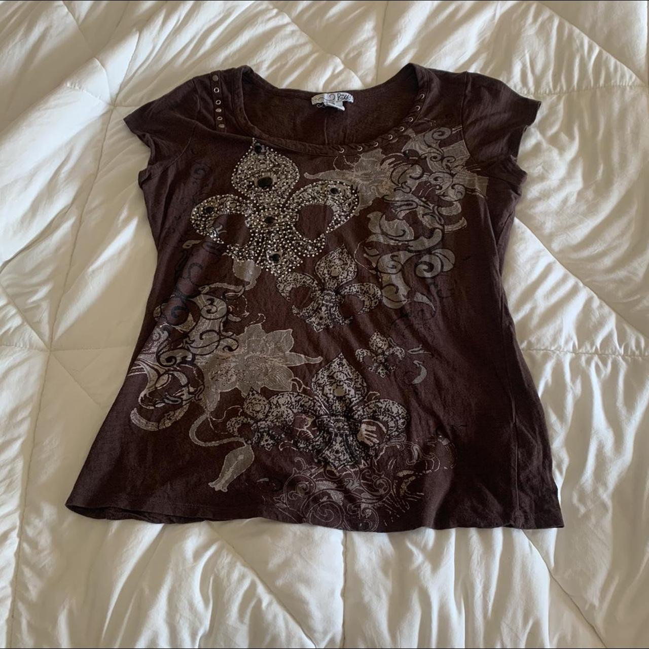 Cyber y2k grunge t-shirt Size: xl #y2k #cybery2k... - Depop