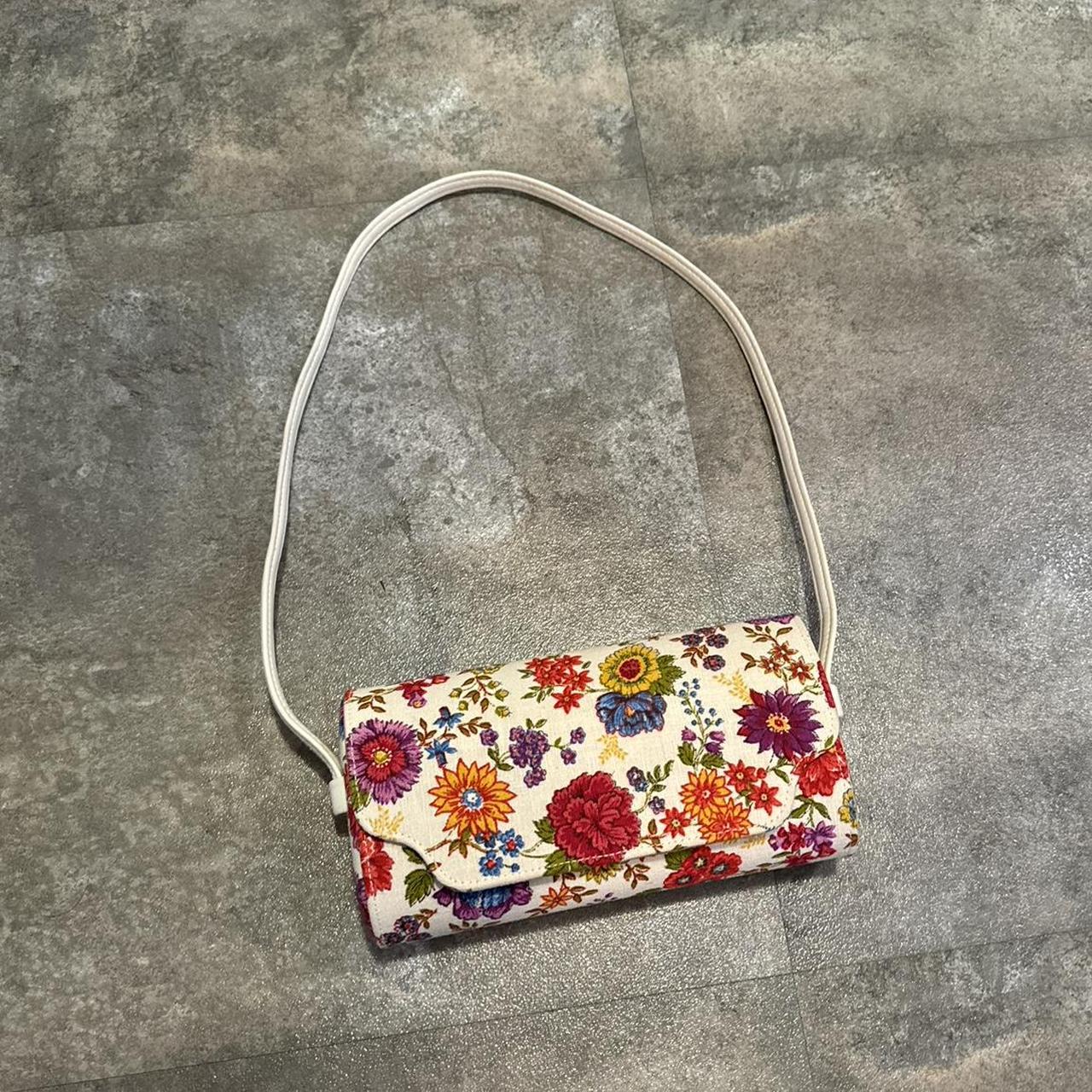 Vintage purse Cottage core purse Vintage flower... - Depop