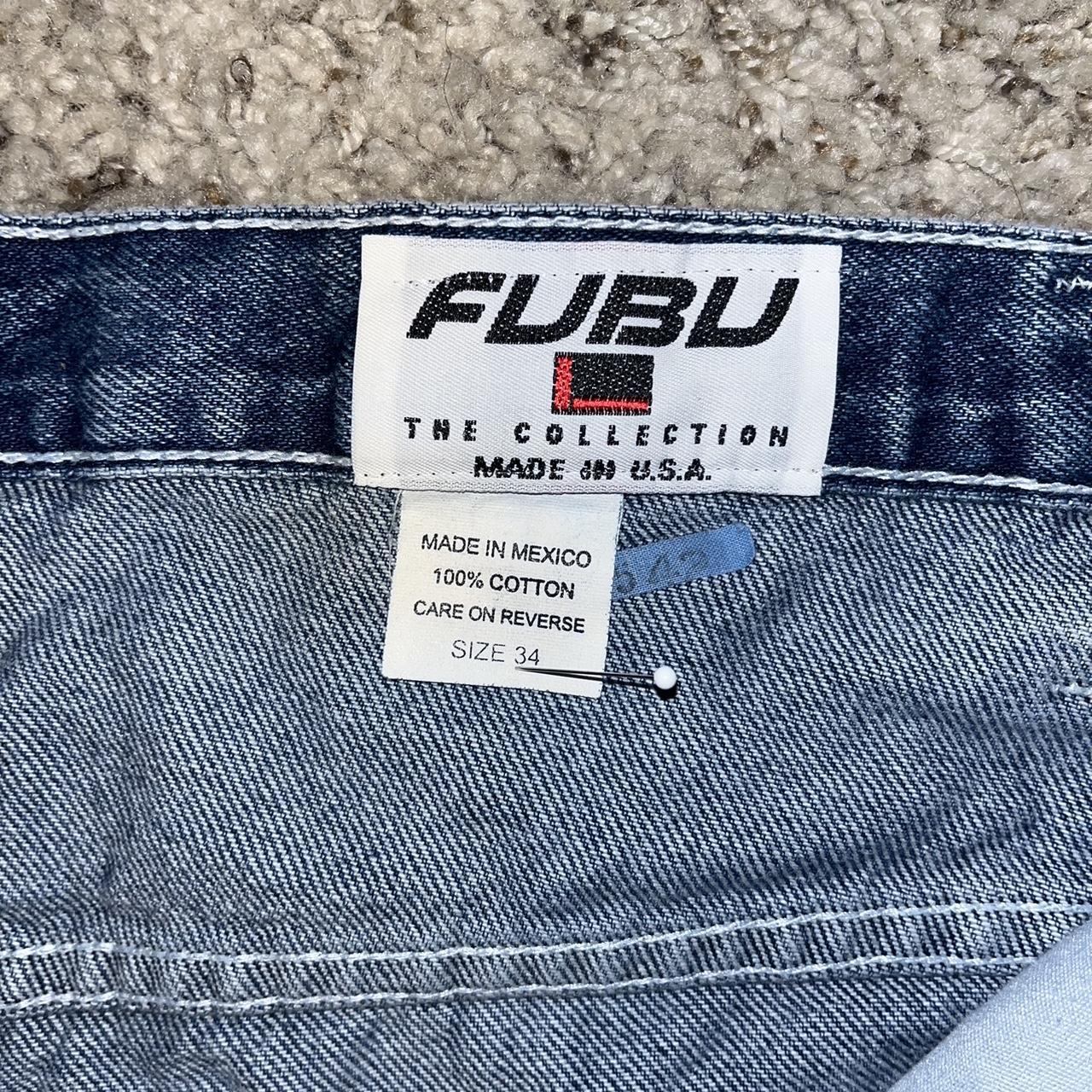 FUBU Sport jeans 34 x 30 Blue vintage FUBU jeans... - Depop