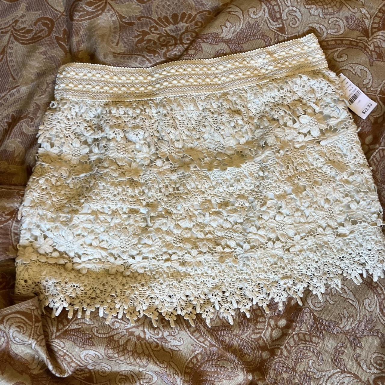 Cottage Lace Mini Skirt 🫶🏼 The skirt is brand new... - Depop