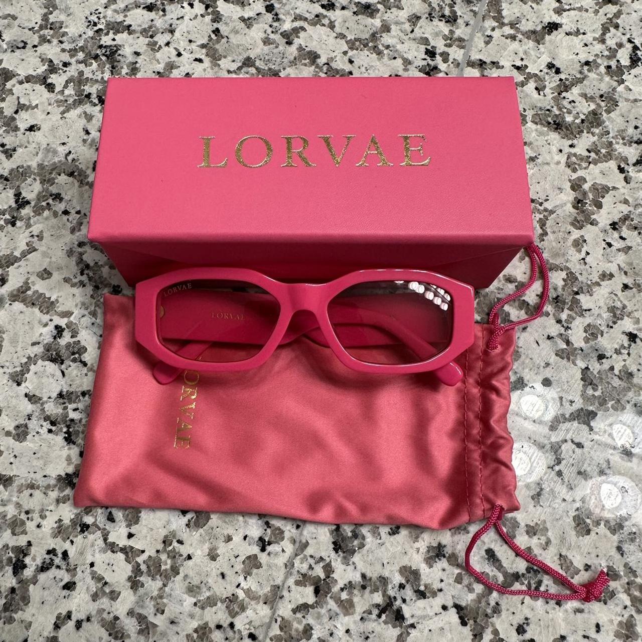 Pink Lorvae Sunglasses Sneaky Link - Depop