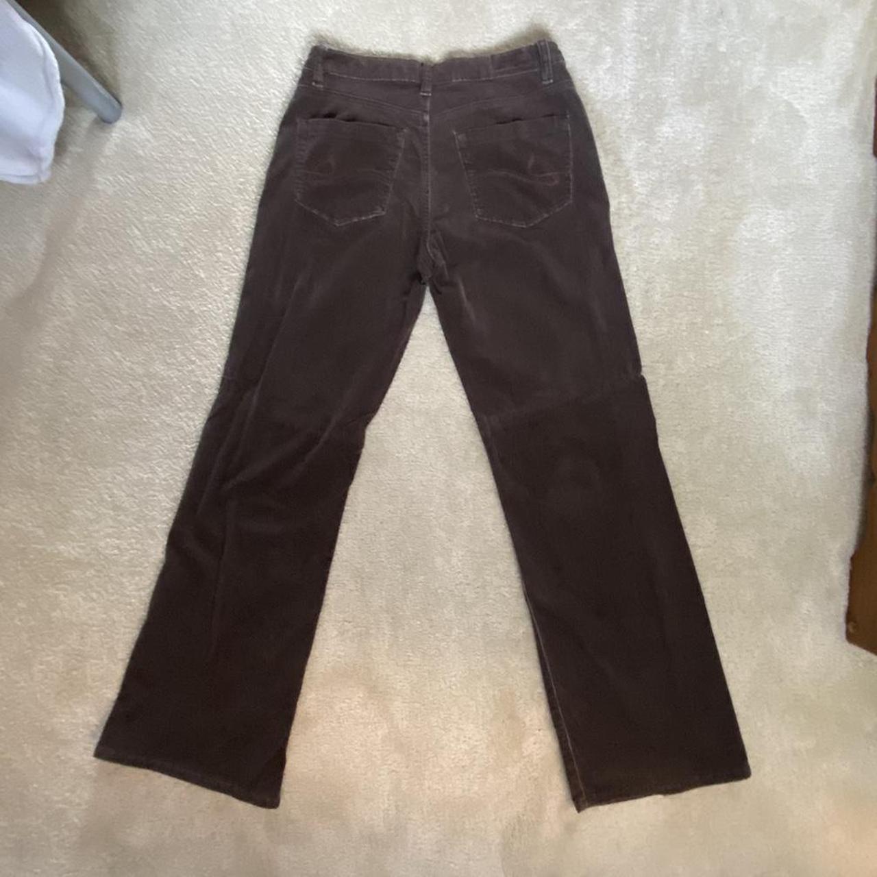 Jag brown corduroy flare leg pants perfect... - Depop