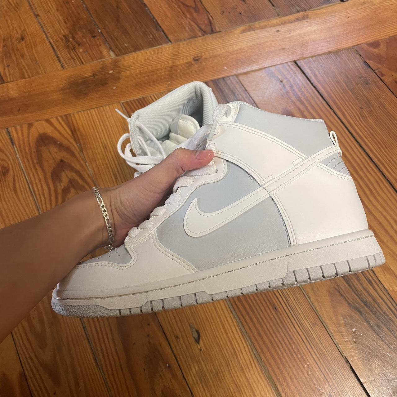 Nike high top dunks Size 5.5y - fits women’s... - Depop