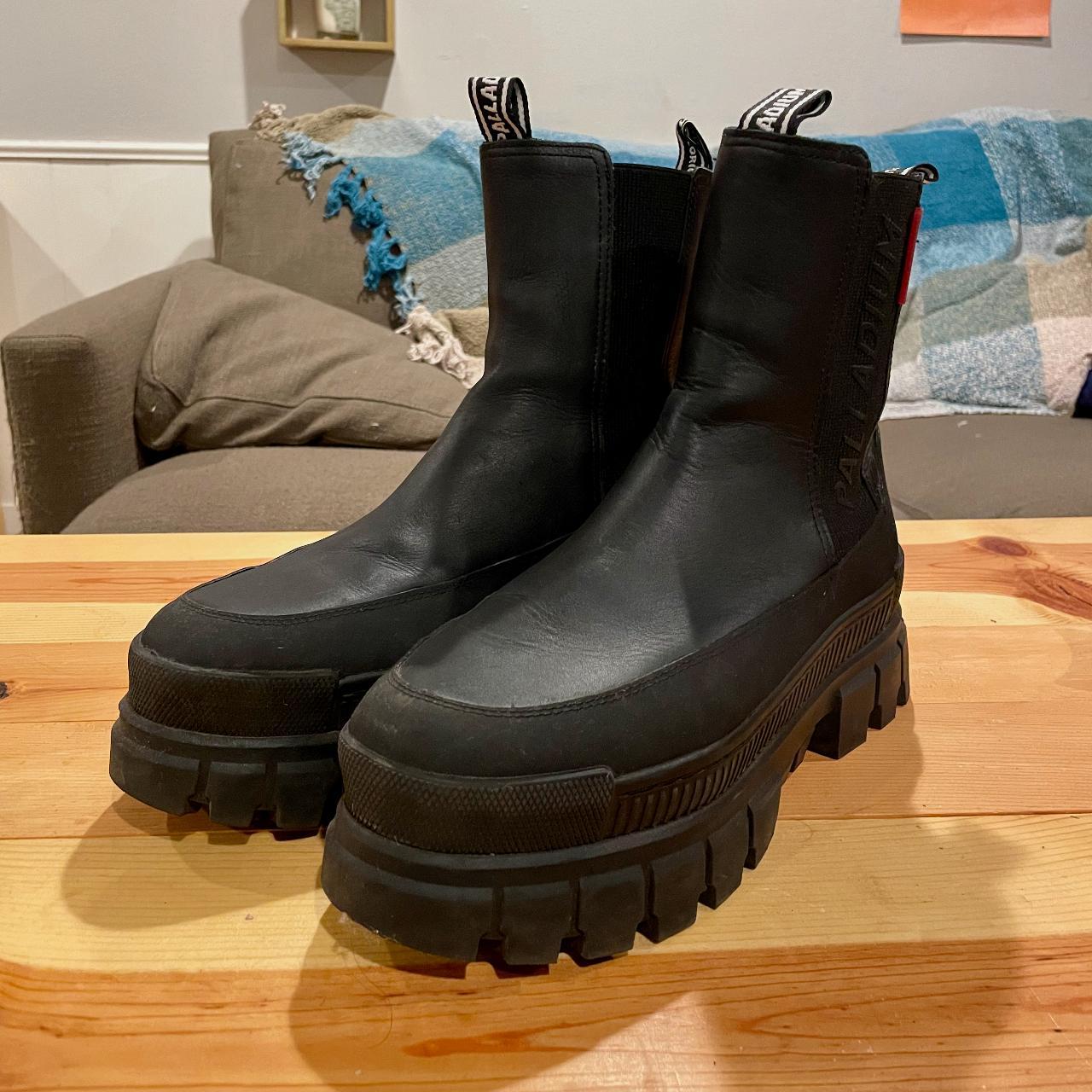 Platform Palladium boots Brand: Palladium Item:... - Depop