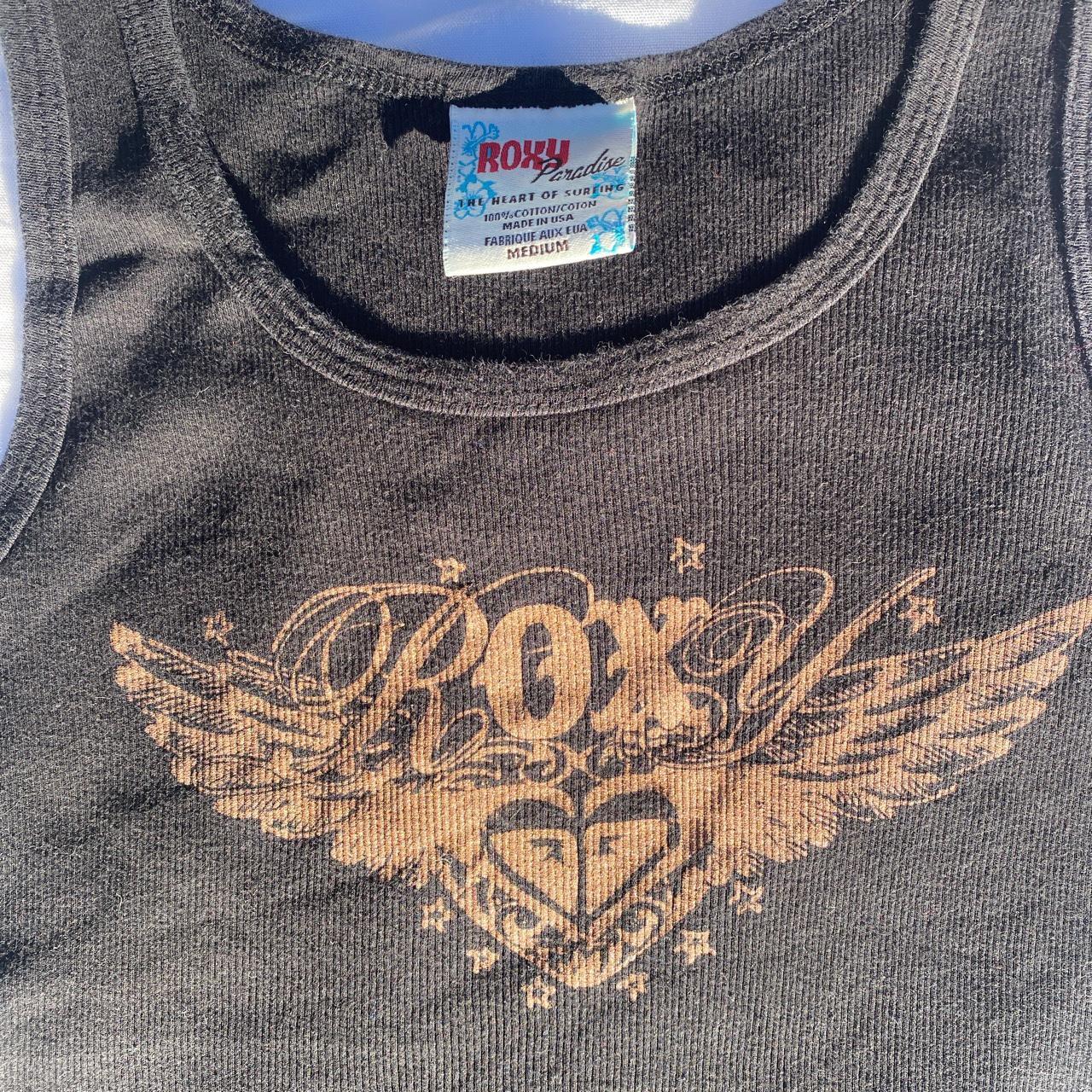 Vintage Roxy Y2K tank top #roxy #y2k #romanticcore... - Depop