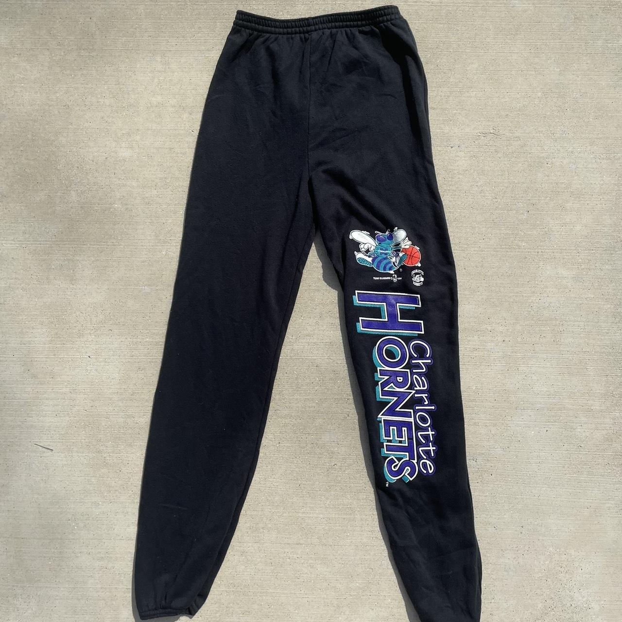 Vintage rare 1994 Charlotte hornets NBA joggers... - Depop
