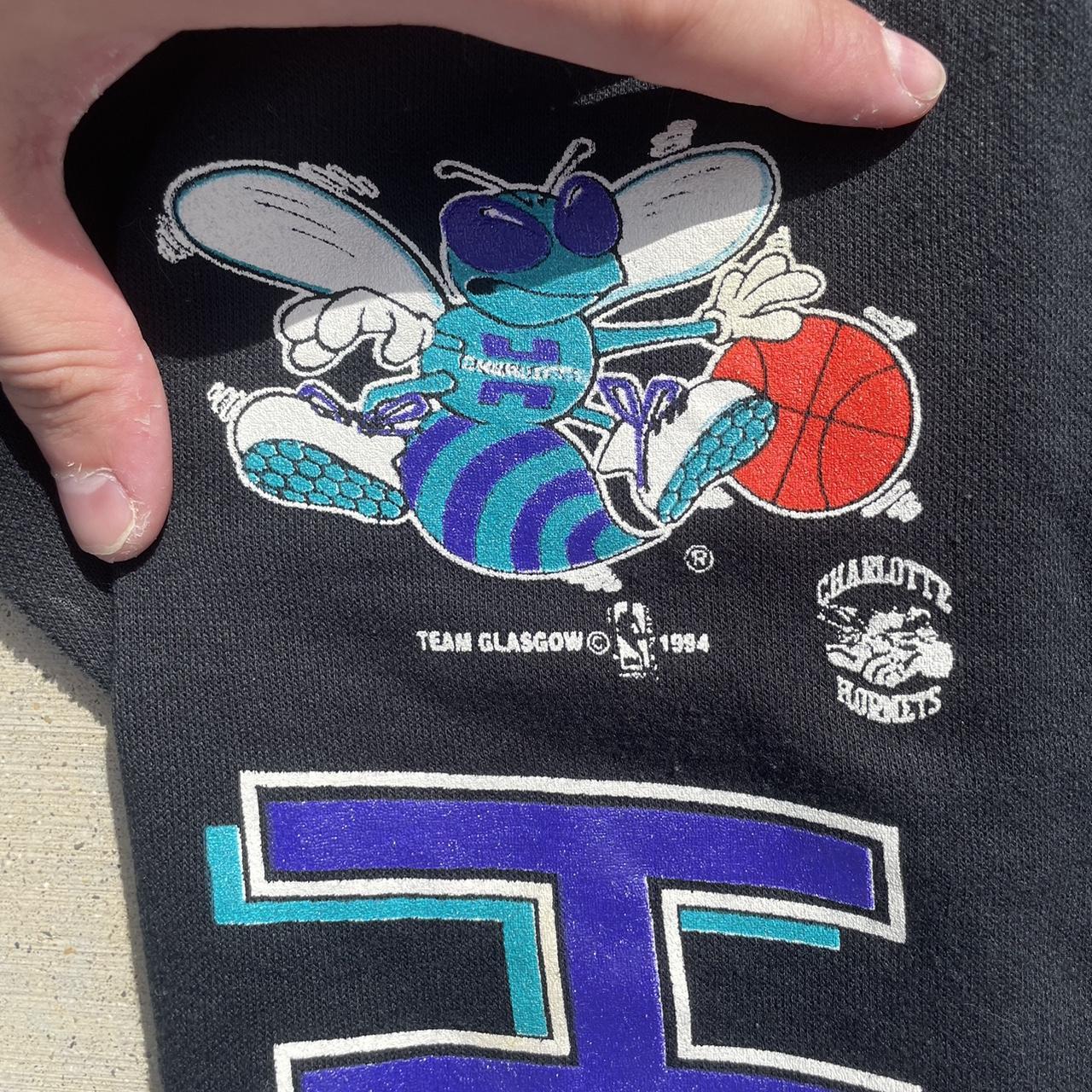 Vintage rare 1994 Charlotte hornets NBA joggers... - Depop