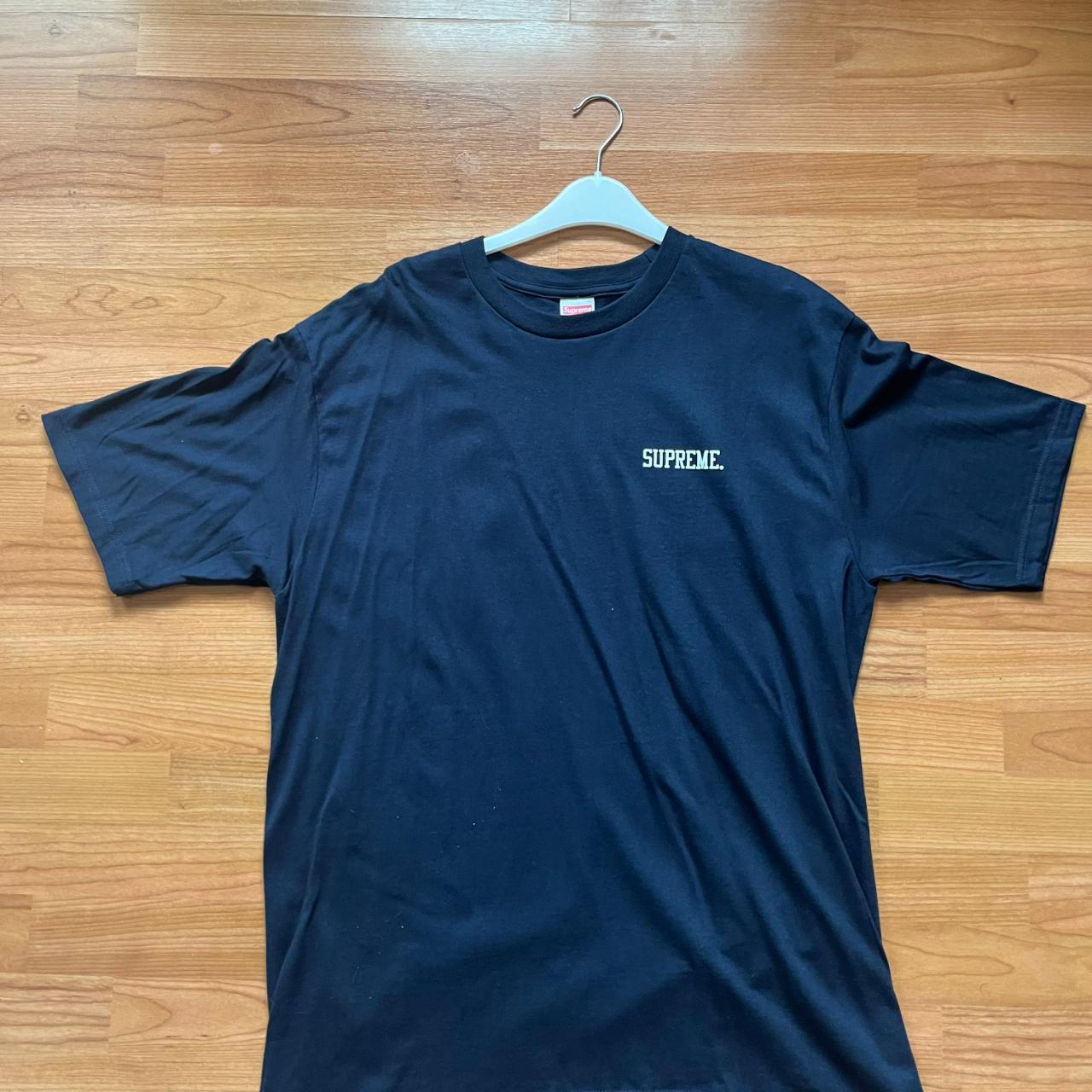 Supreme Fighter T Shirt (FW23) - Navy - Large Brand... - Depop