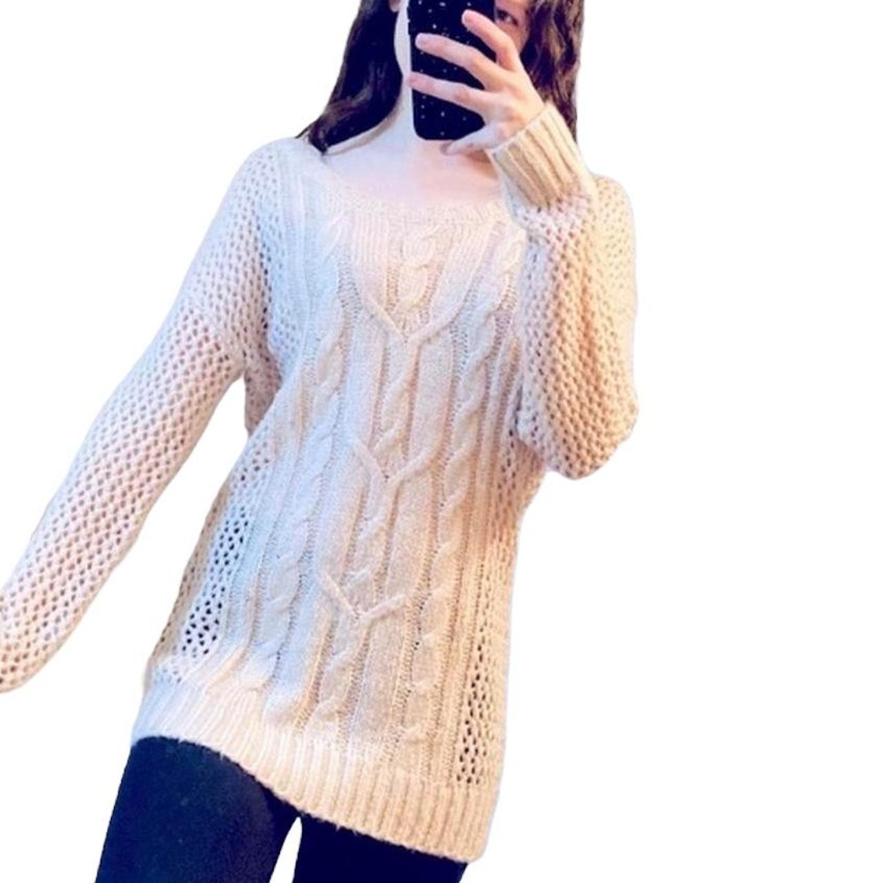 Coquette Knit Fall Sweater Oversized Knit Sweater Depop