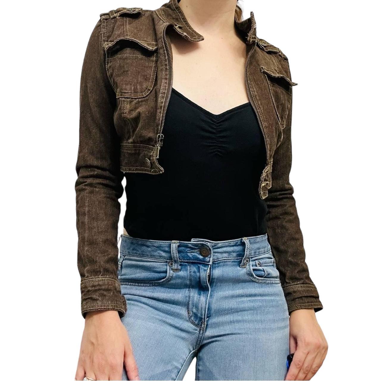 Miss Lili Grunge Cropped Jacket Brand: Miss... - Depop