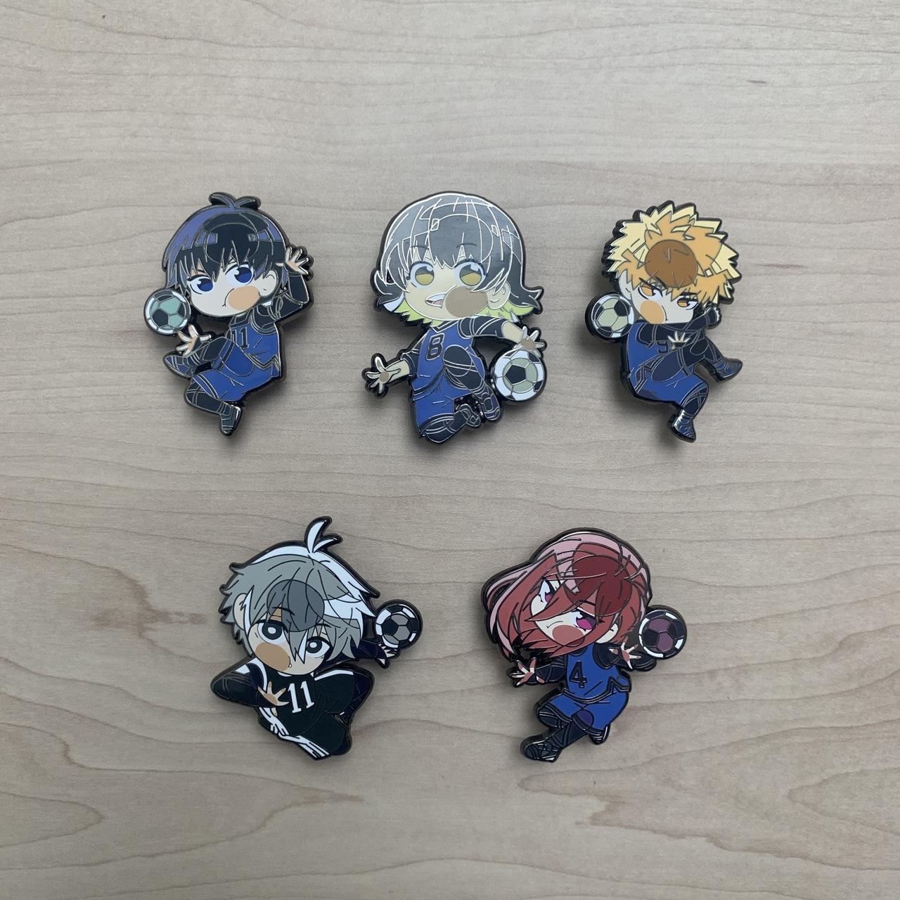 Blue Lock Enamel Pin Set Team Z Lapel Pin BN Yagi... - Depop