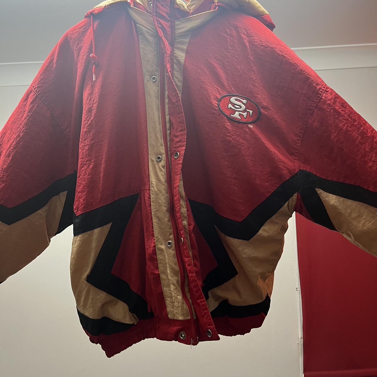 Large vintage NFL san Francisco 49ers starter... - Depop
