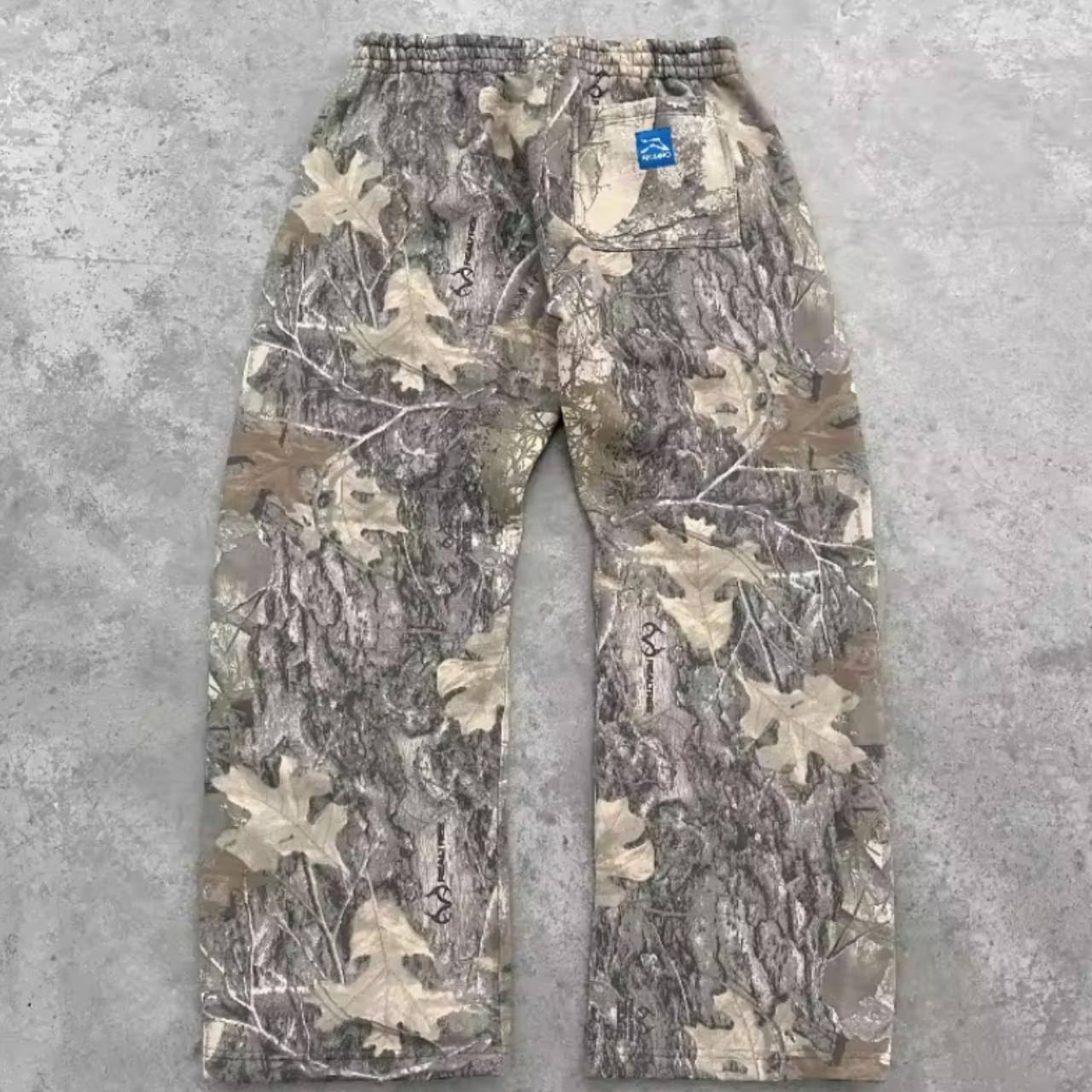 Akimbo Camo Baggy Sweatpants Sizes: ... | Depop