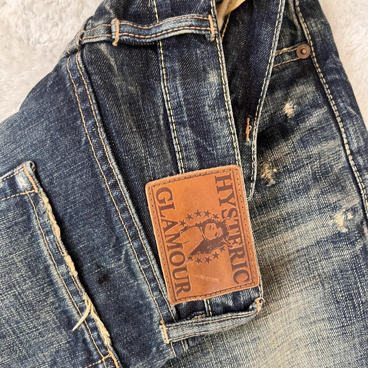 Hysteric Glamour distressed jeans Says size 28 fits... - Depop
