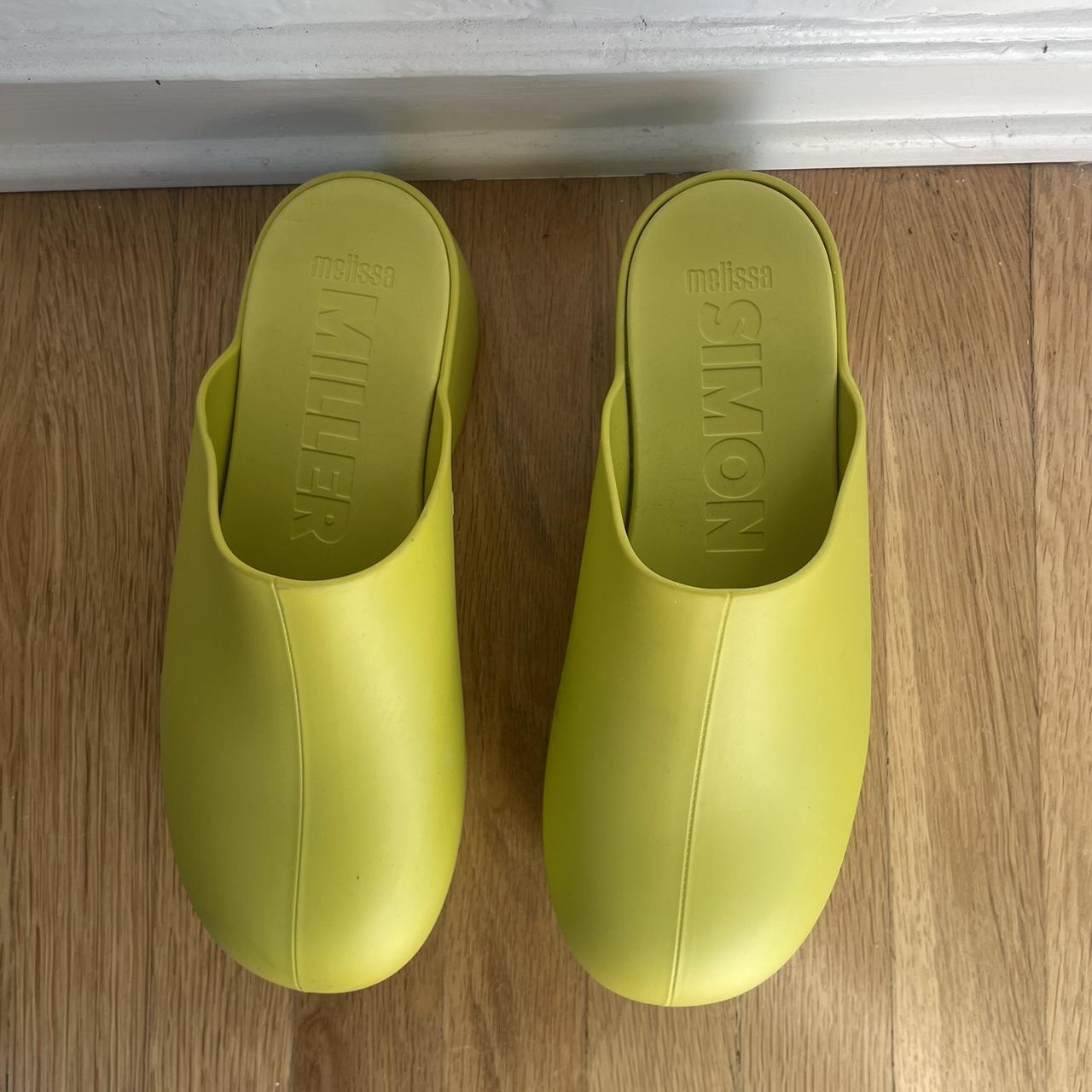 Simon Miller clogs Lime green Never worn Size 7 - Depop