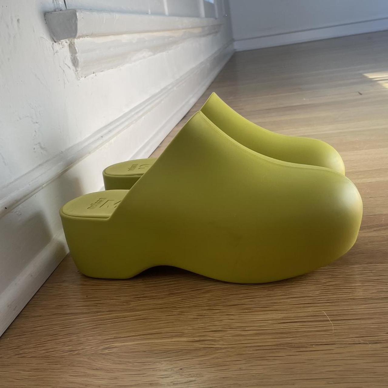 Simon Miller clogs Lime green Never worn Size 7 - Depop