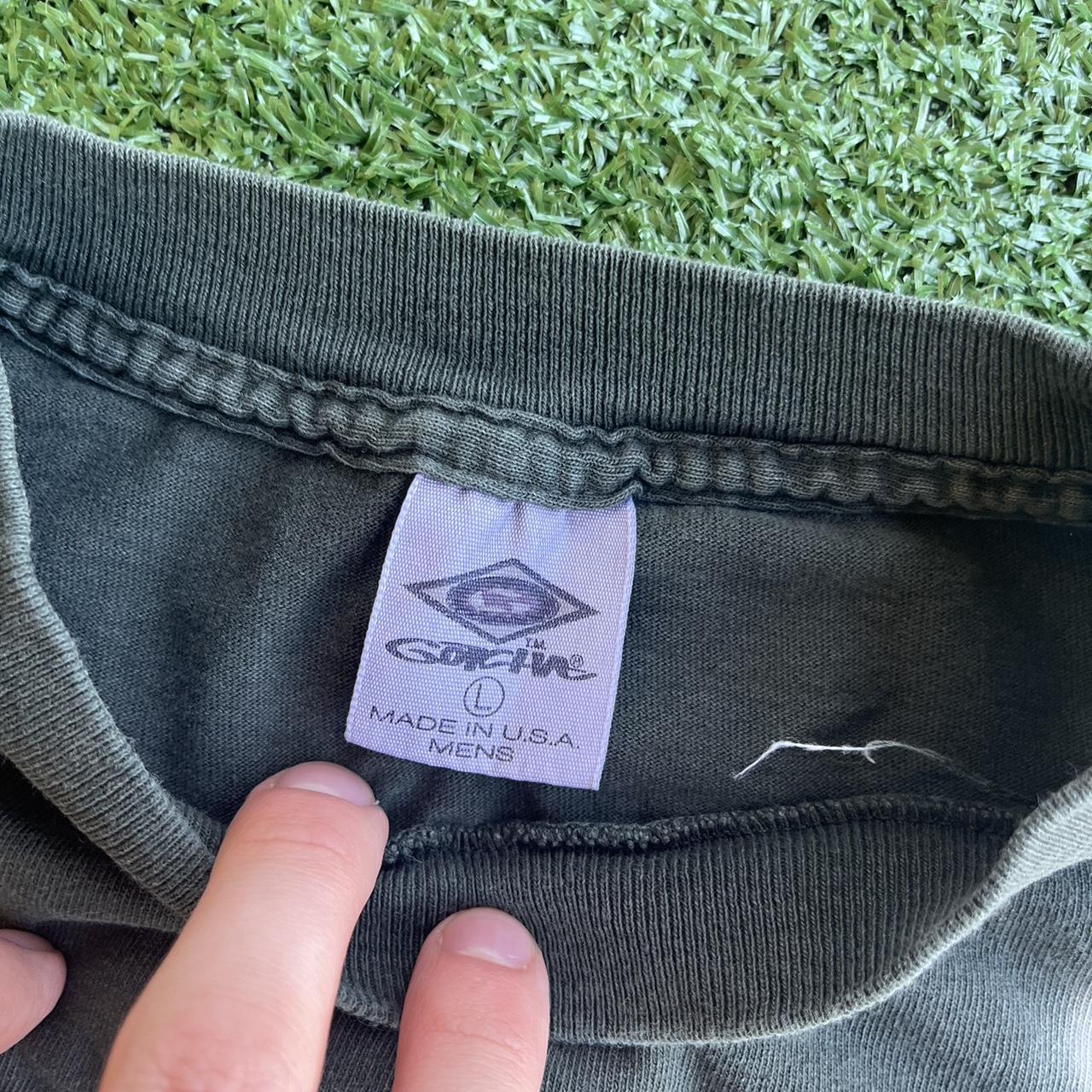 single stitch Gotcha shirt with really cool tie dye and - Depop