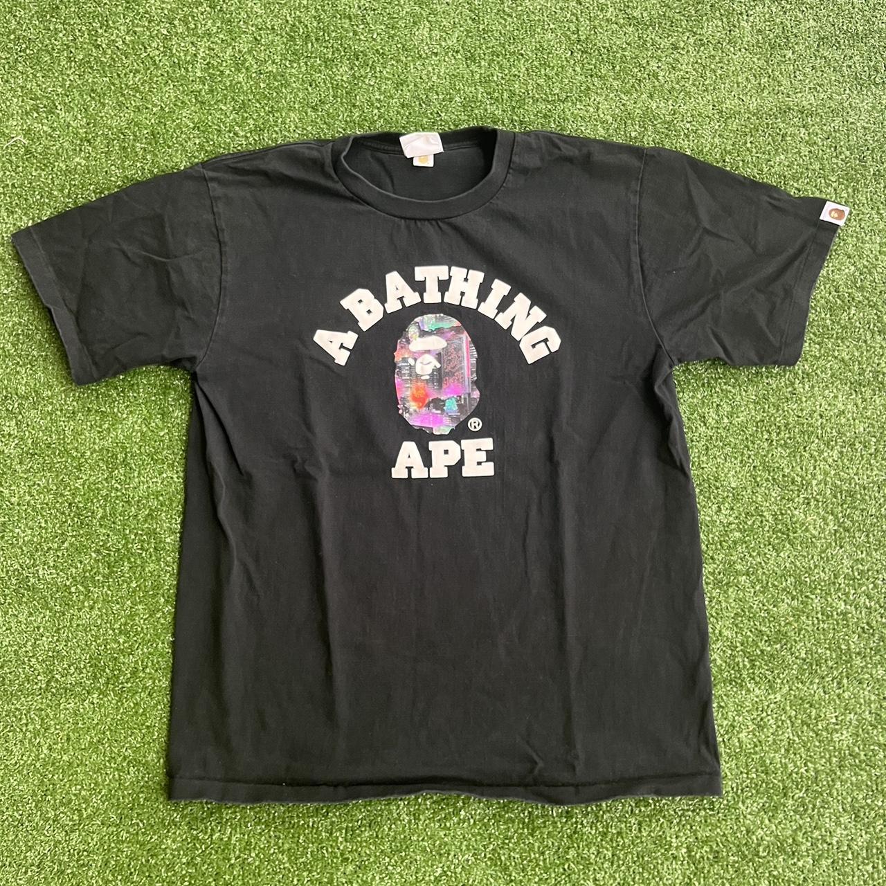 really nice bape tee with awesome graphic and design... - Depop