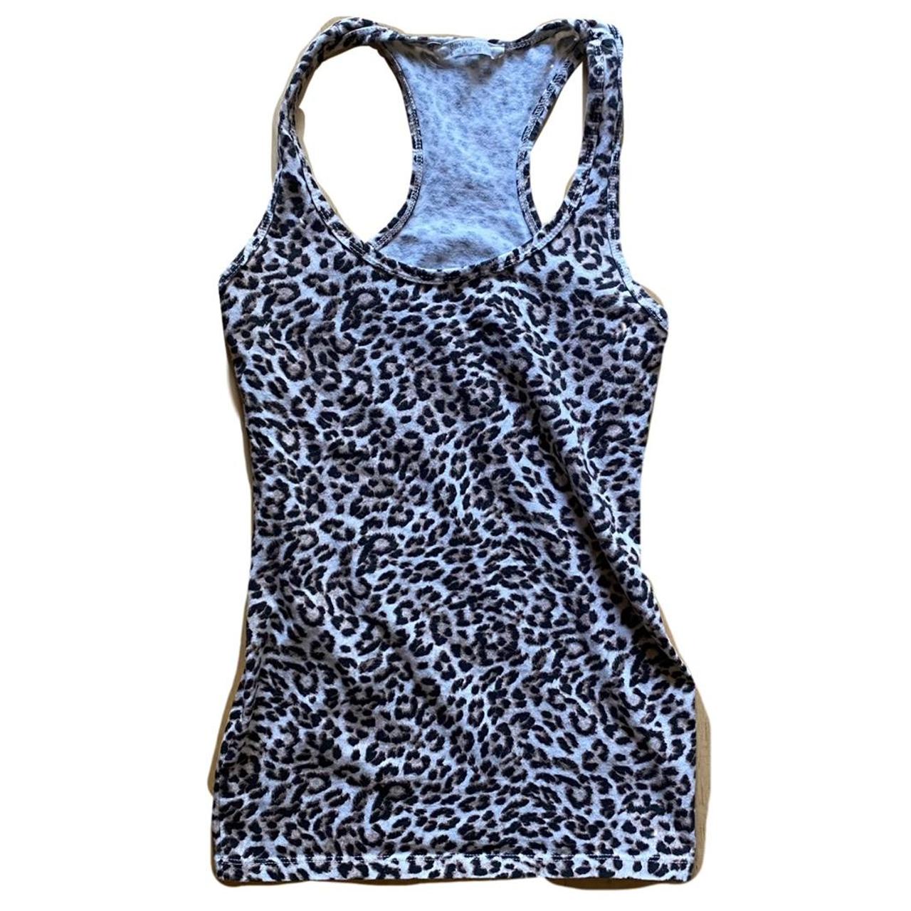Bershka leopard cheetah print tank! This tank is... - Depop