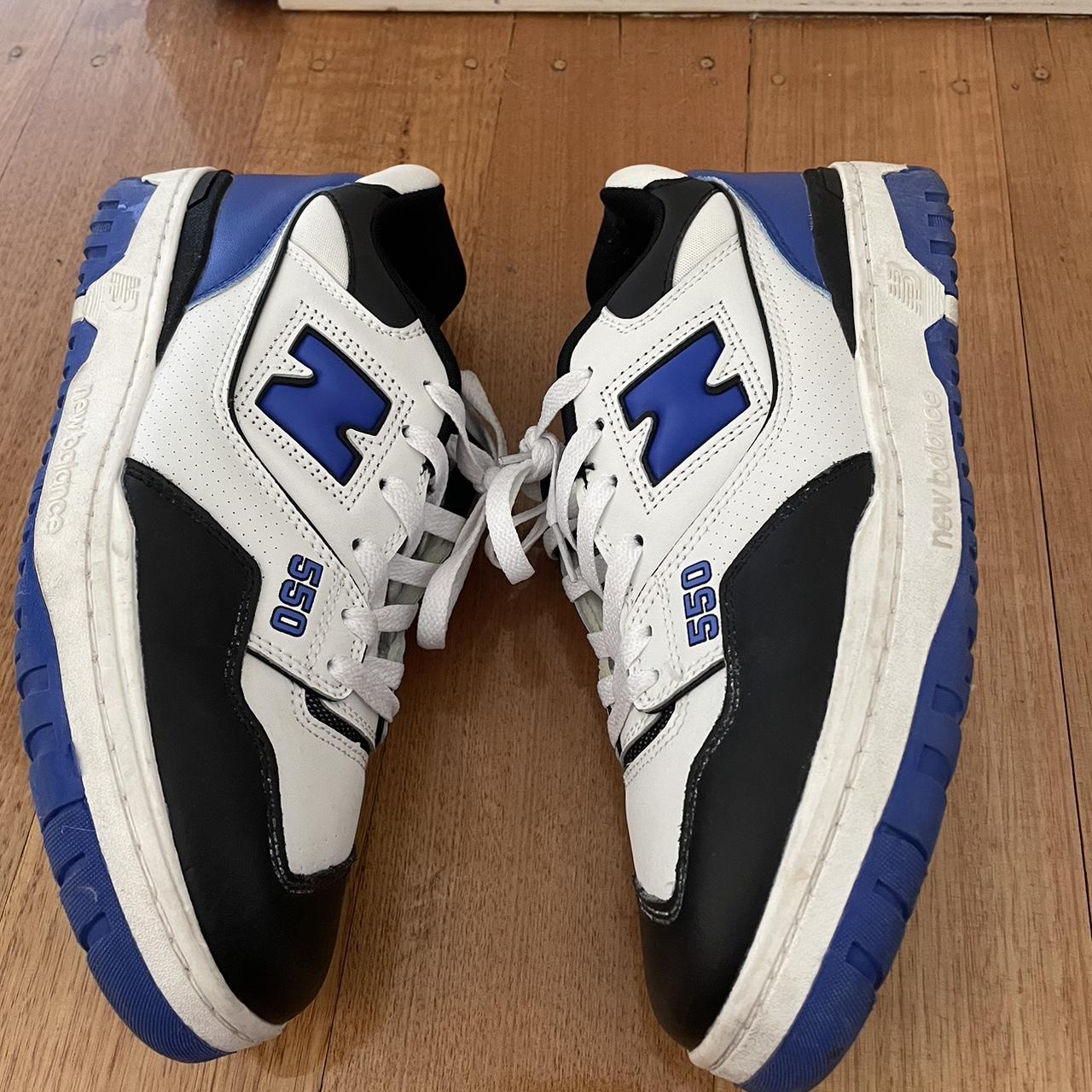 New balance 550 royal blue (rep) Worn only 3 times - Depop