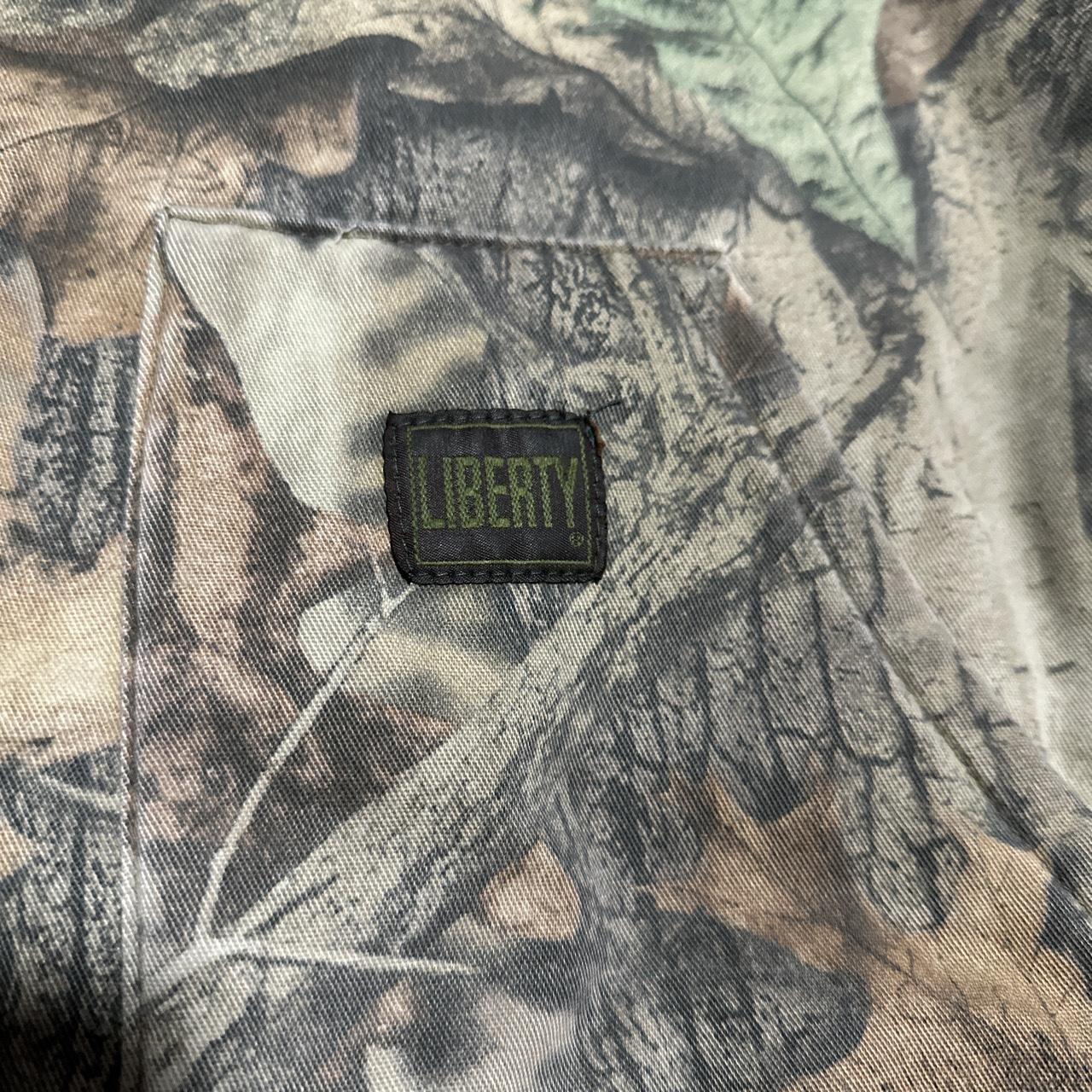 Liberty Camo Jacket Size Large Zipper does not... - Depop