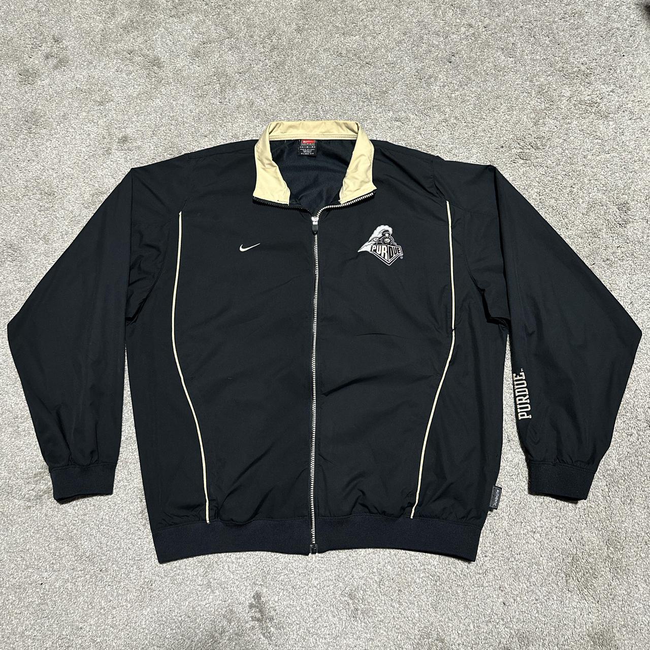 Nike Purdue Windbreaker Size Large No rips or... - Depop