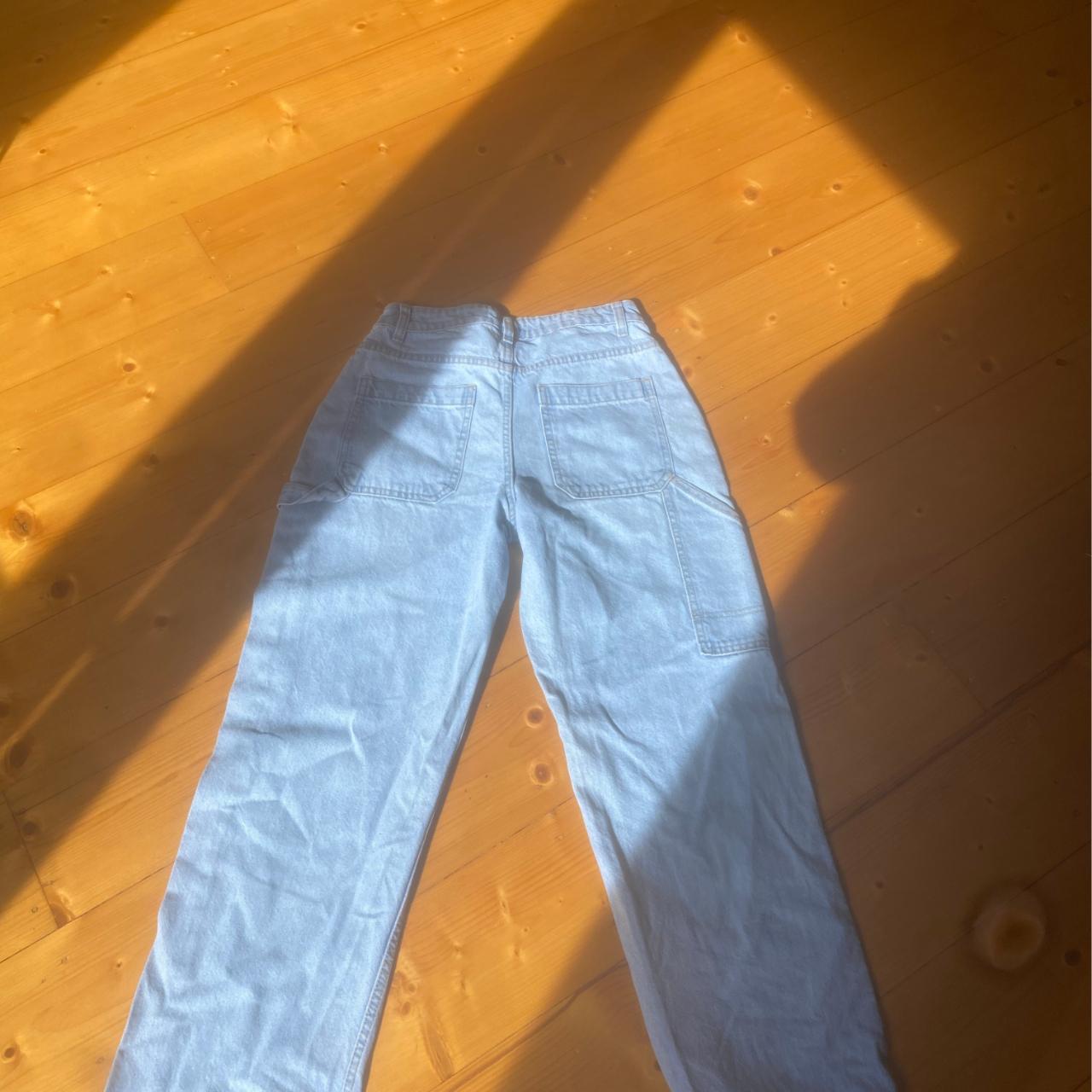 Low rise baggy jeans from Supre Lightwash Size 8 - Depop