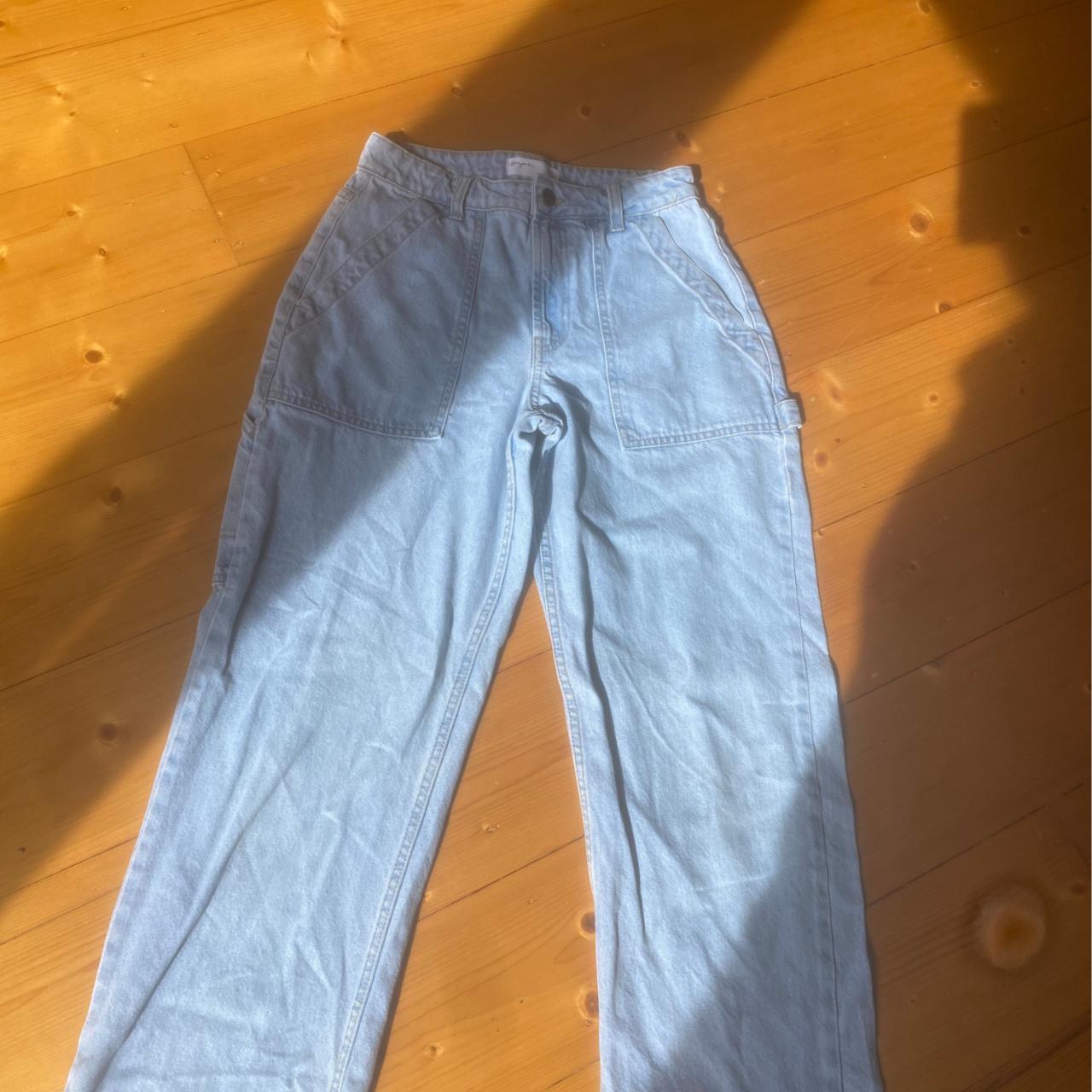 Low rise baggy jeans from Supre Lightwash Size 8 - Depop