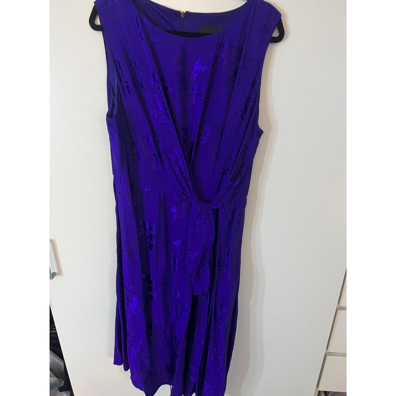 Phase Eight Women's Purple Dress | Depop
