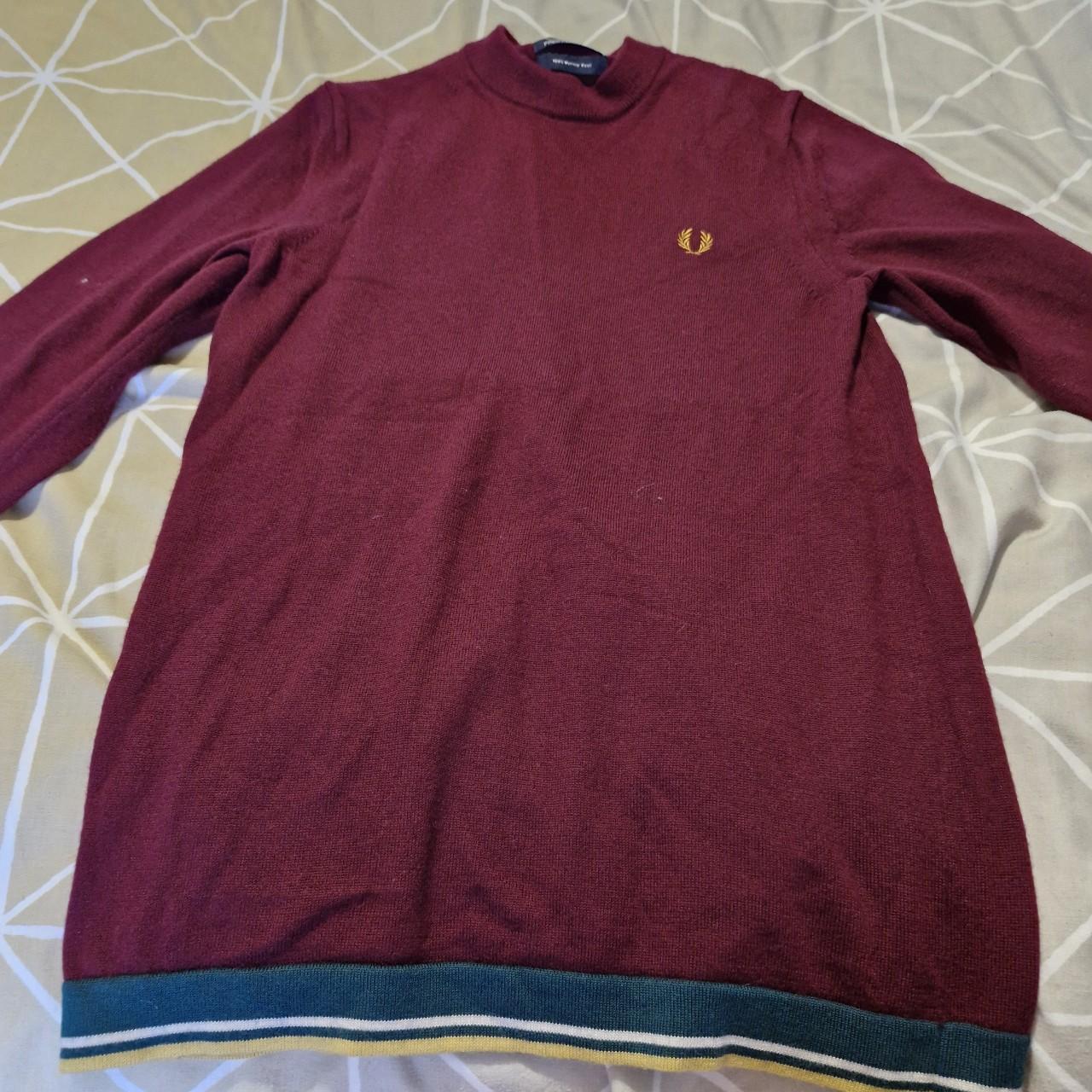 Mens fred perry jumper #fredperry #100%merinowool - Depop