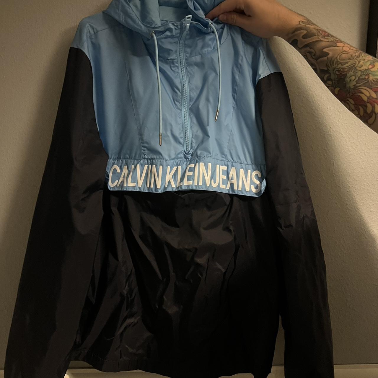 Mens CALVIN KLEIN WINDBREAKER M Would fit large,... - Depop