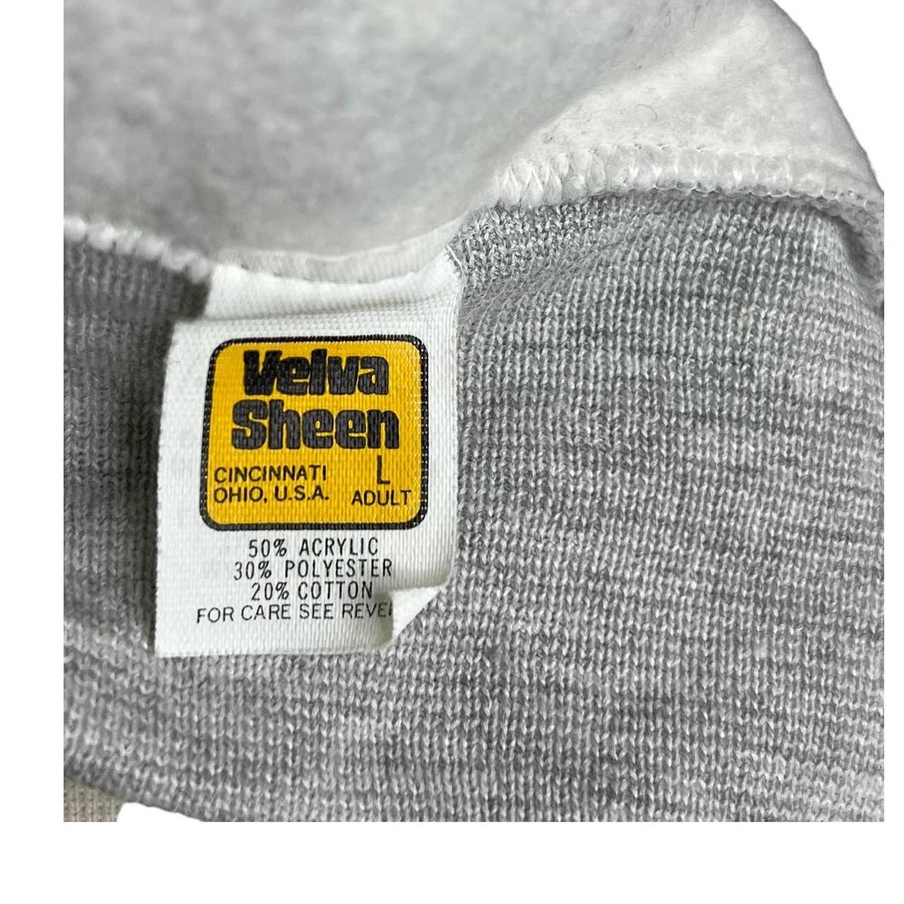 Vintage late 70s/ early 80s on Velva Sheen tag Gray... - Depop