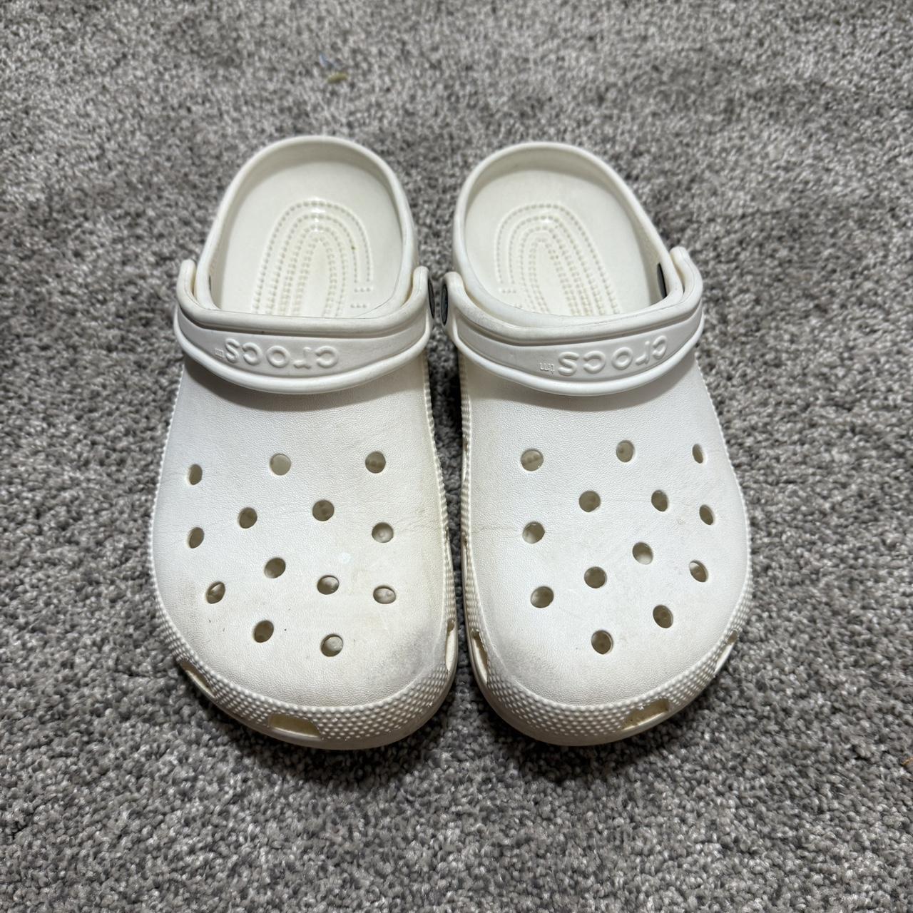 WHITE CROCS | Depop