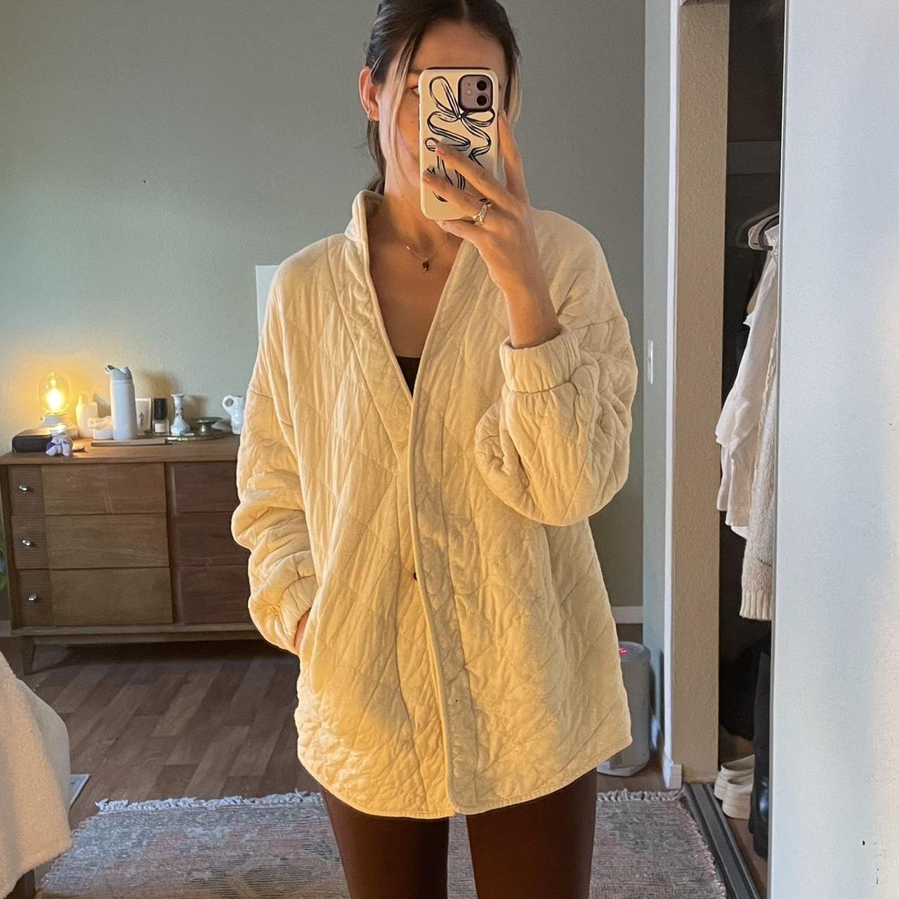 Quilted Light Coat Universal Threads - Target... - Depop