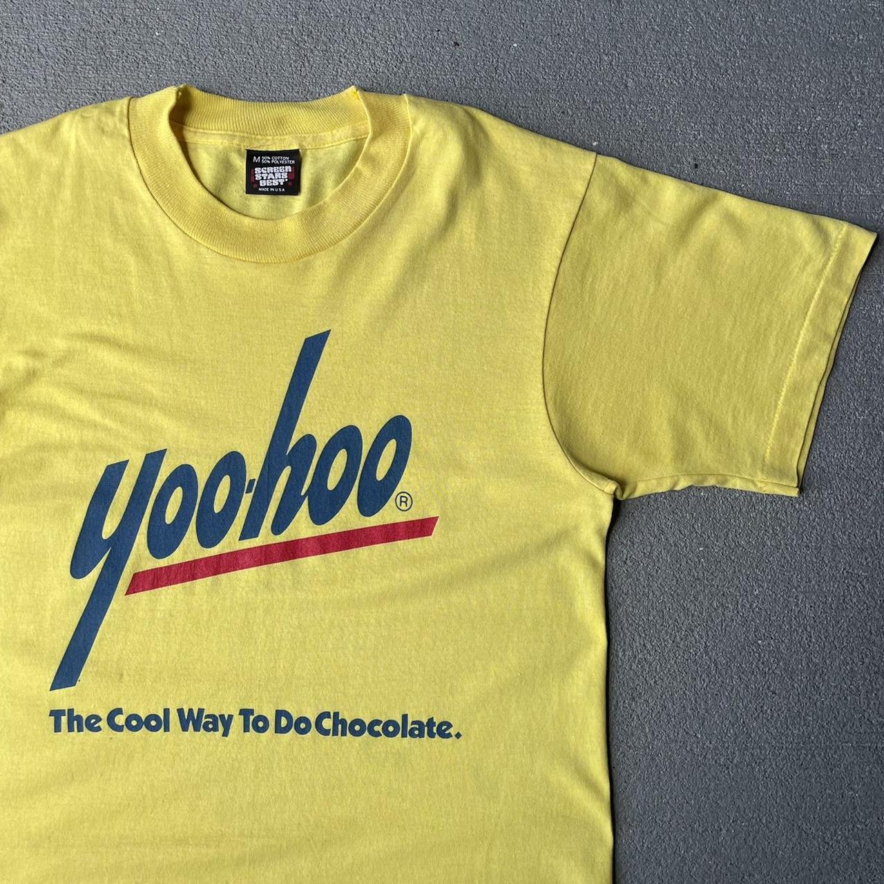 Vintage 1980s Yoo-Hoo Tshirt Tagged Size... - Depop