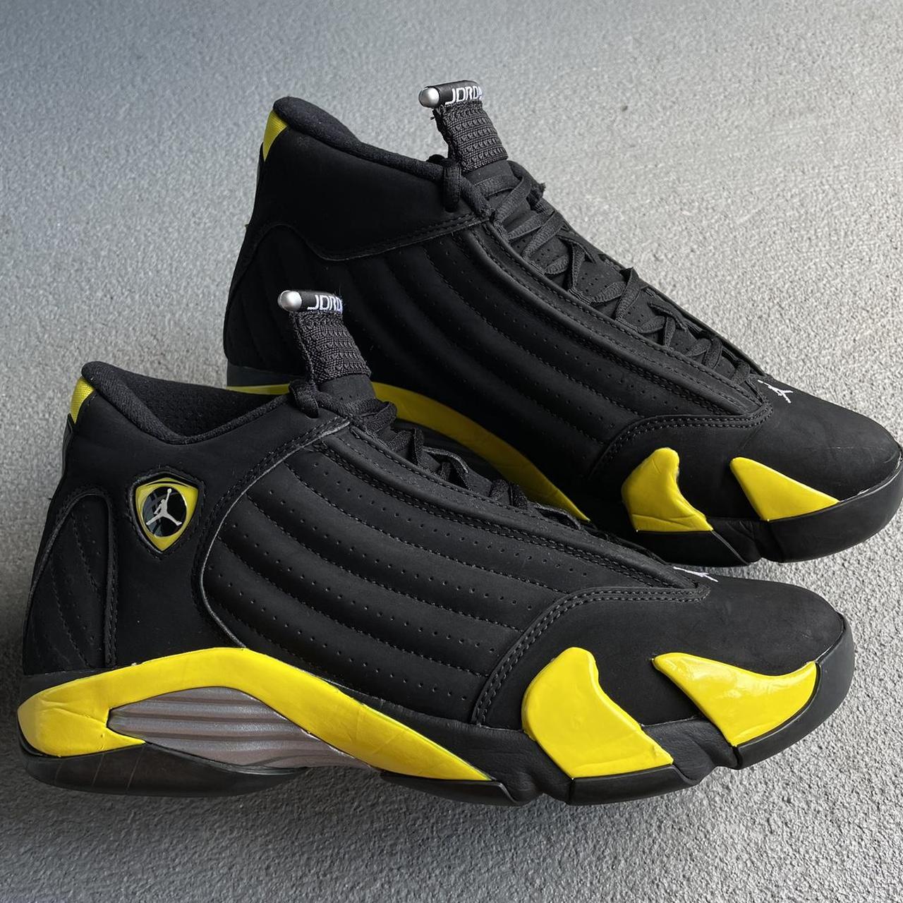 2014 Mens Jordan 14 “Thunder” Sneakers Size MENS... - Depop