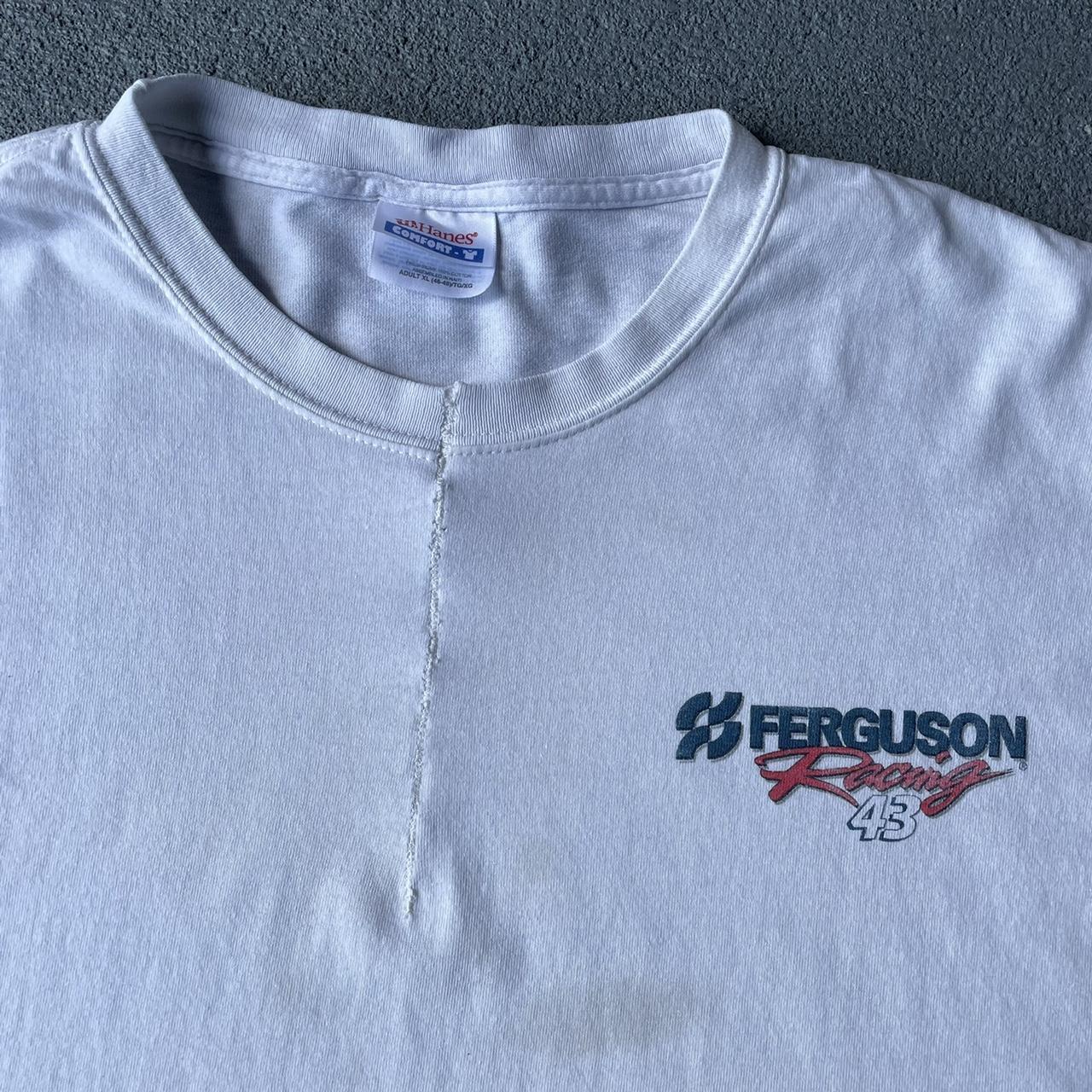 Y2K 2000s Ferguson Racing Nascar Tshirt Tagged Size... - Depop
