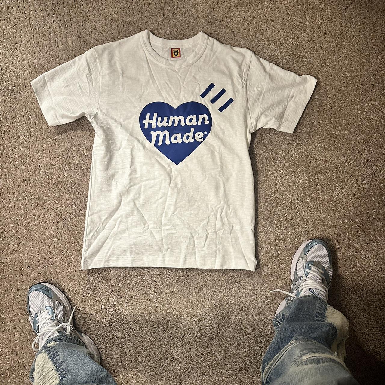 HUMAN MADE t-shirt size M 100% Authentic fits a lil... - Depop