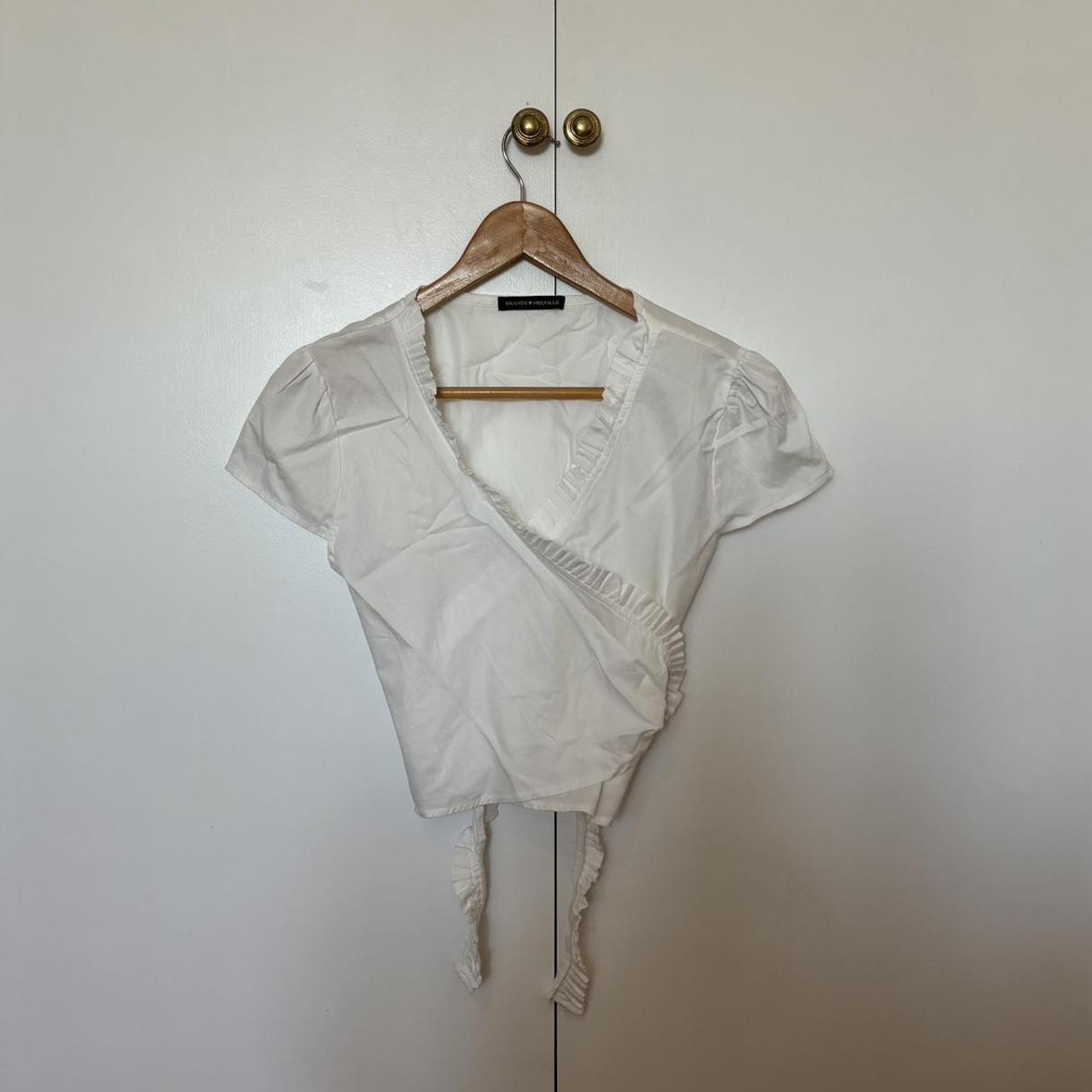 BRANDY MELVILLE TIE UP TOP One Size Stunning... - Depop