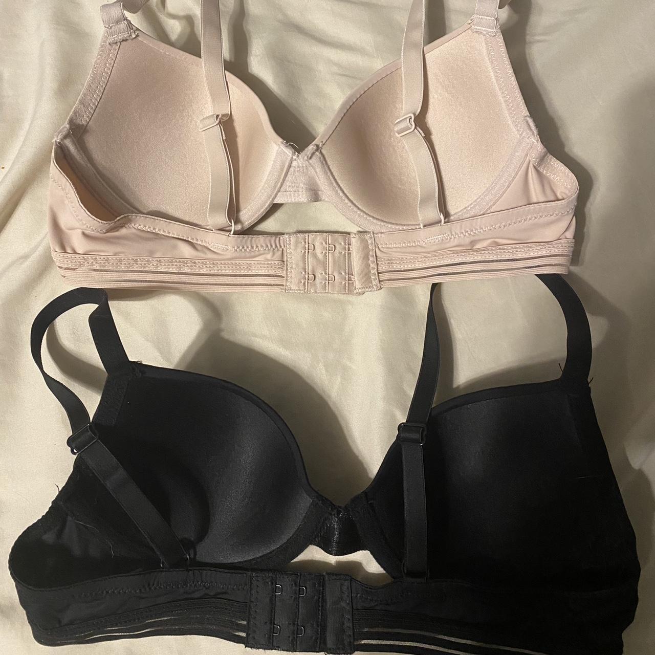 Black and nude/pink bra bundle - both 70A (32A)... - Depop