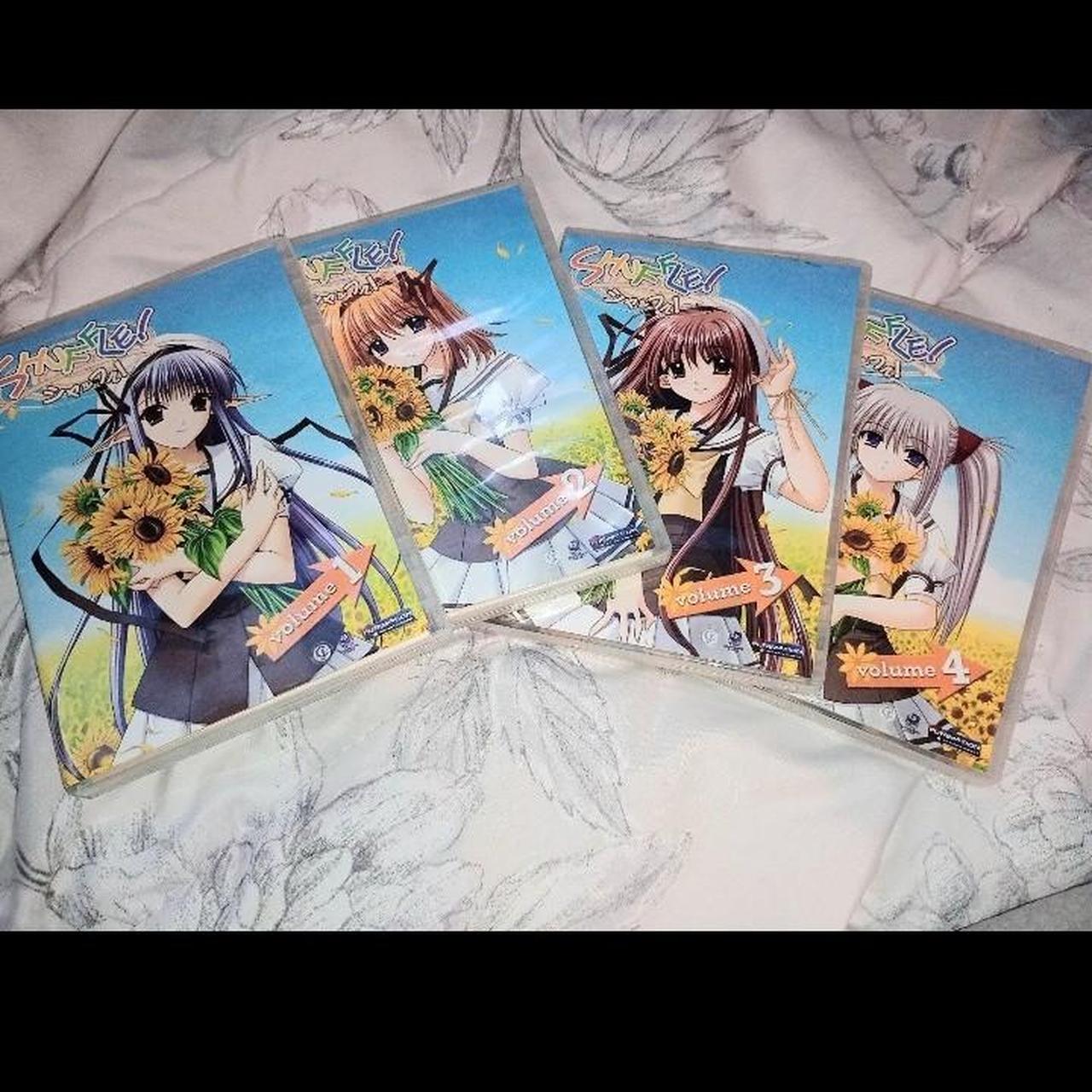 Shuffle anime DVDs volumes 1,2,3,&4. DVDs work... - Depop
