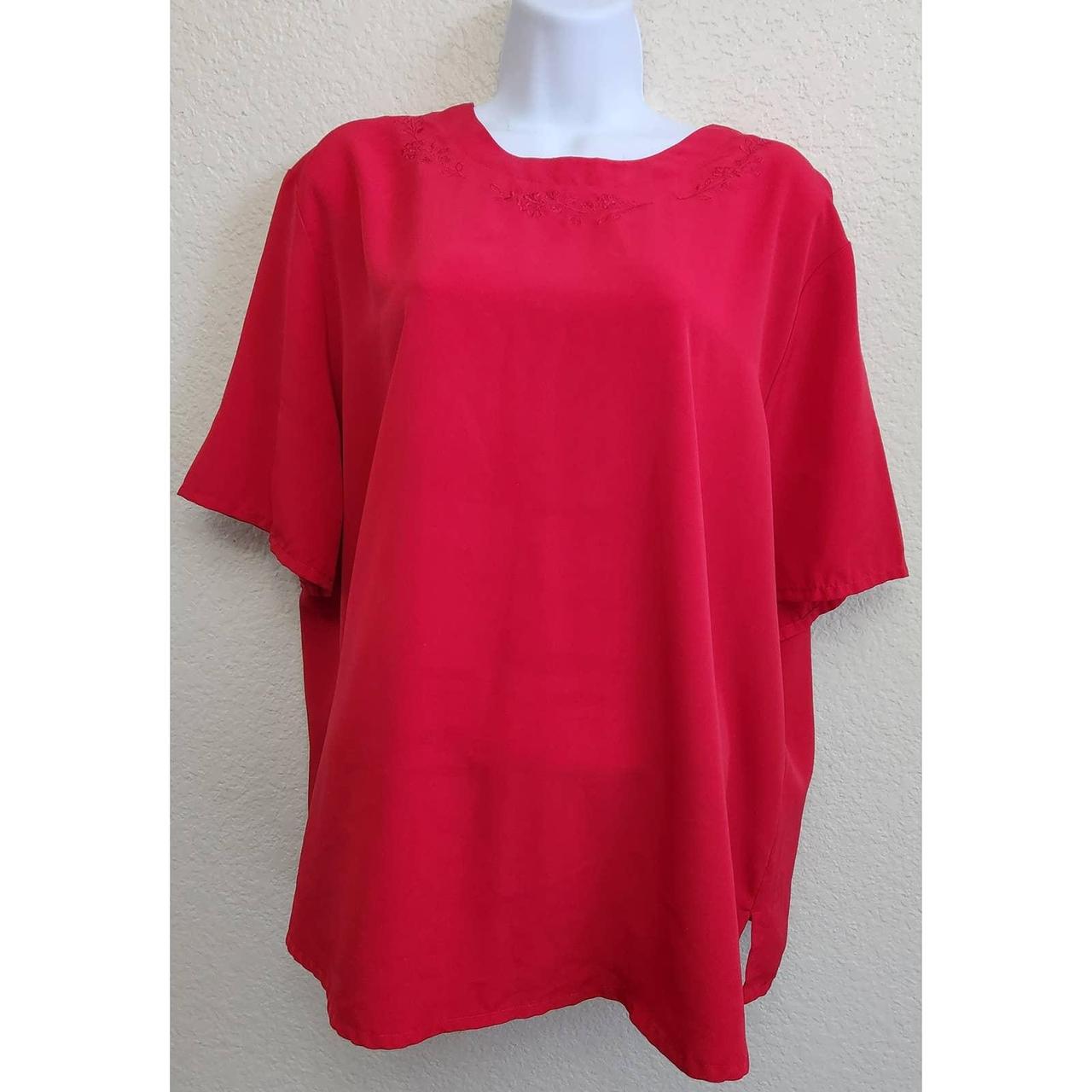 Women's Red Blouse | Depop