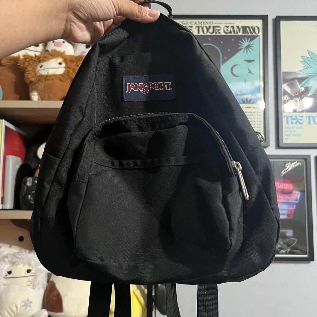 jansport mini half pint backpack. one large inside... - Depop