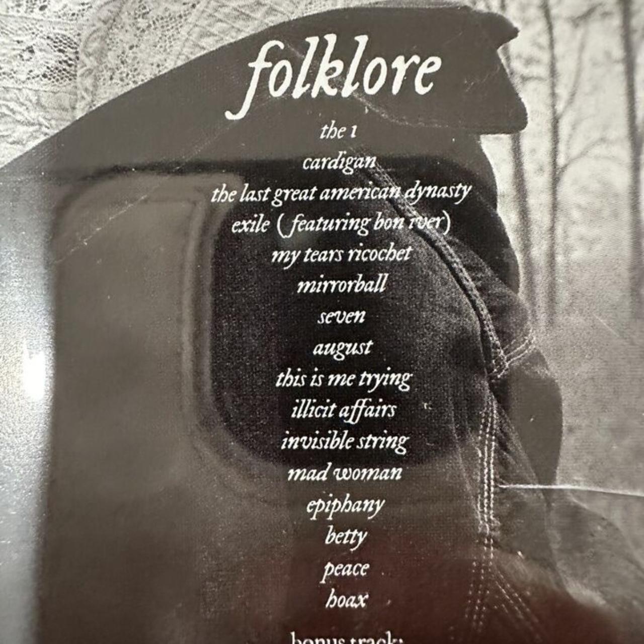 Signed Taylor Swift Folklore CD Album Limited... - Depop