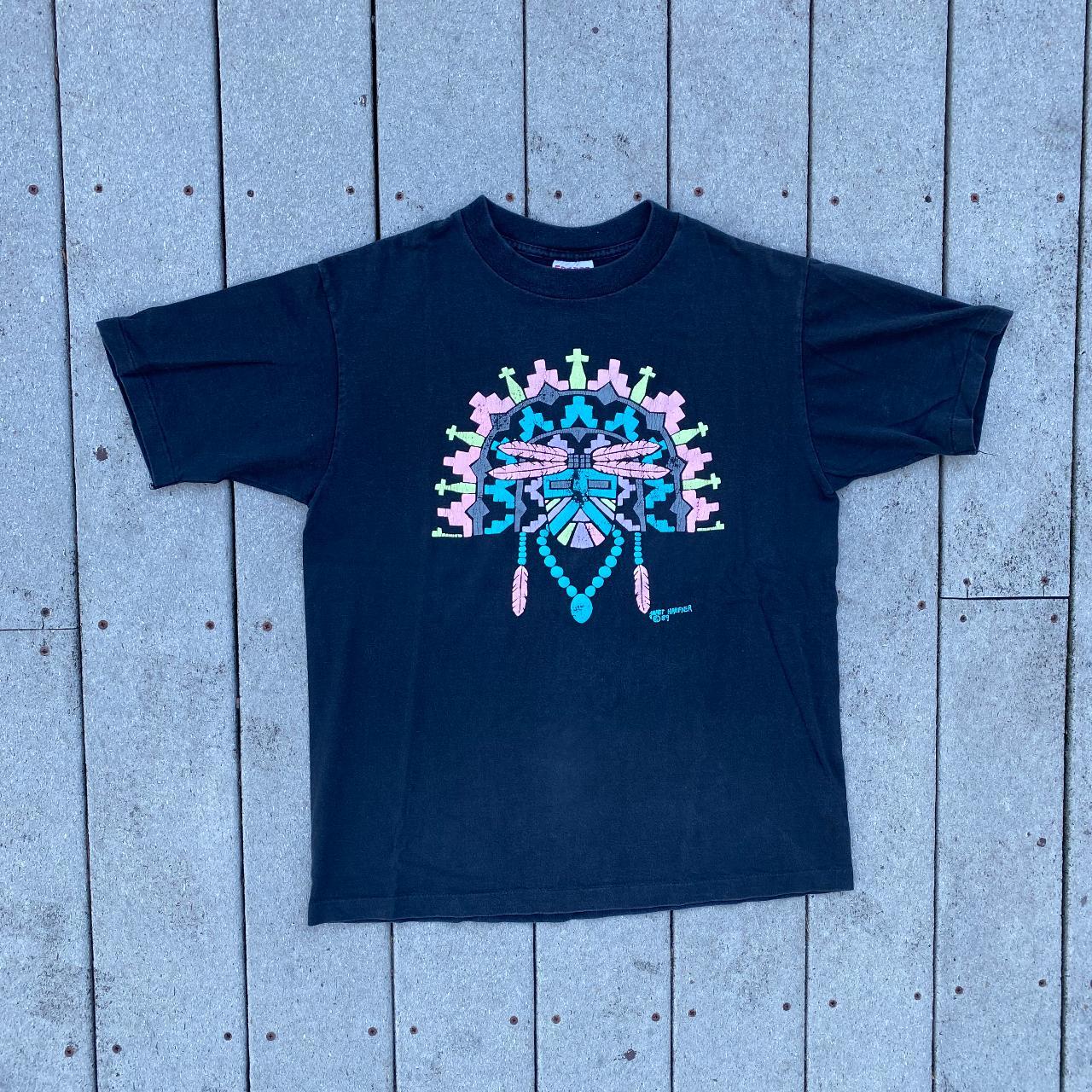 Vintage 1989 Art tee Size: L Cool graphic; in... - Depop