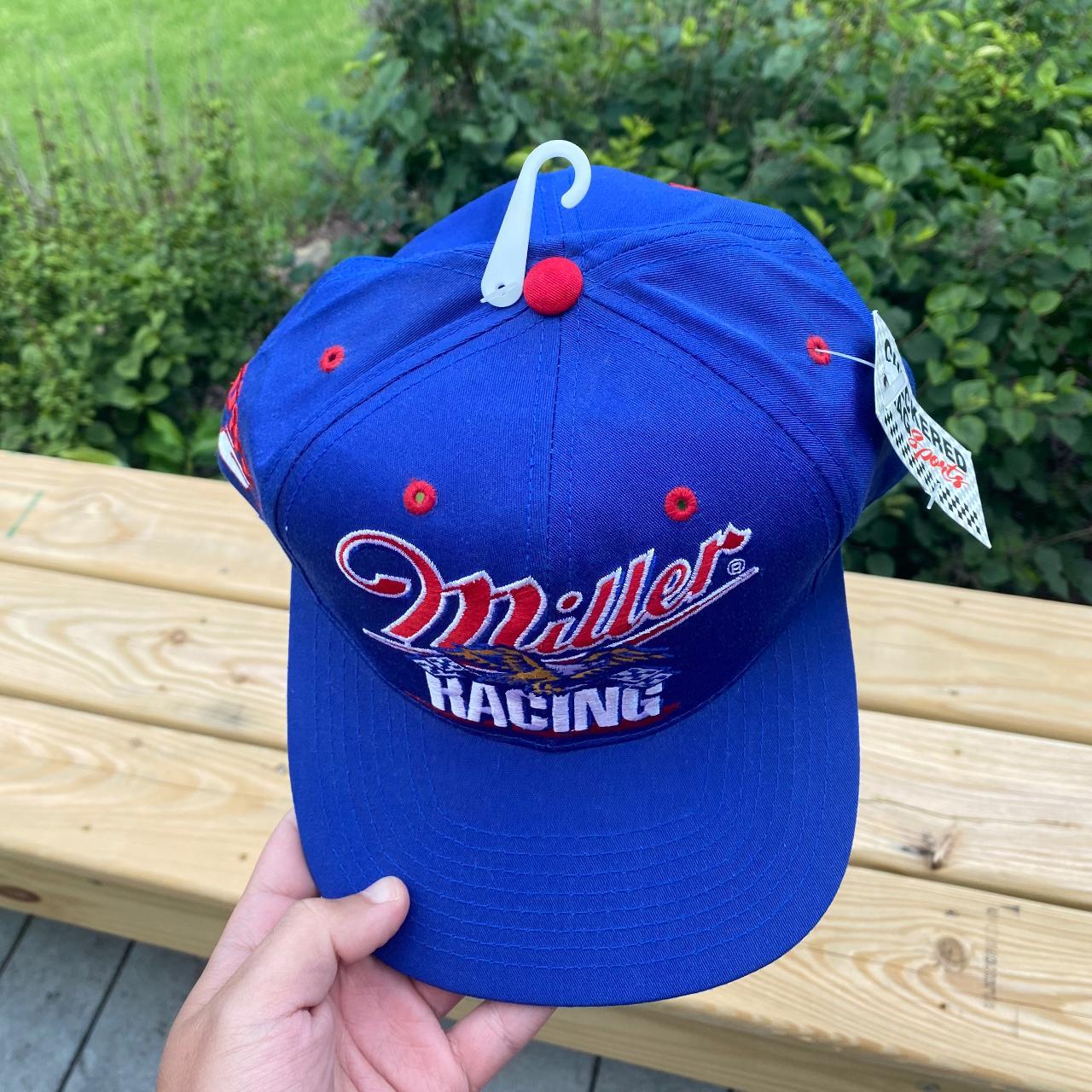 Headstock NASCAR Miller Racing Rusty Wallace Hat... - Depop