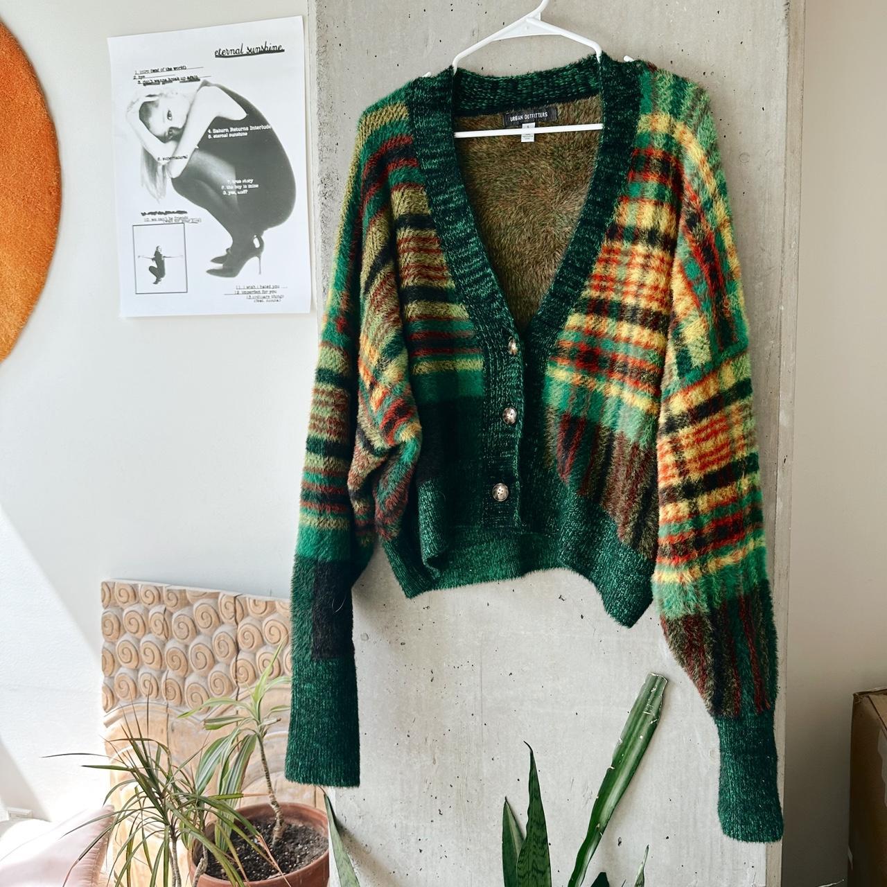 Urban Outfitters oversized fuzzy cardigan - Depop