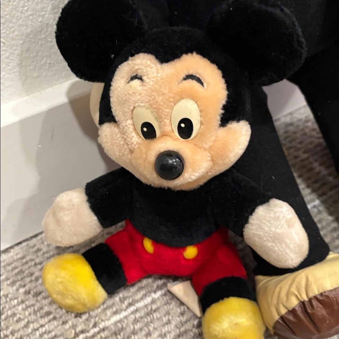 Vintage Disney Mickey Mouse Plush Trio Vintage... | Depop